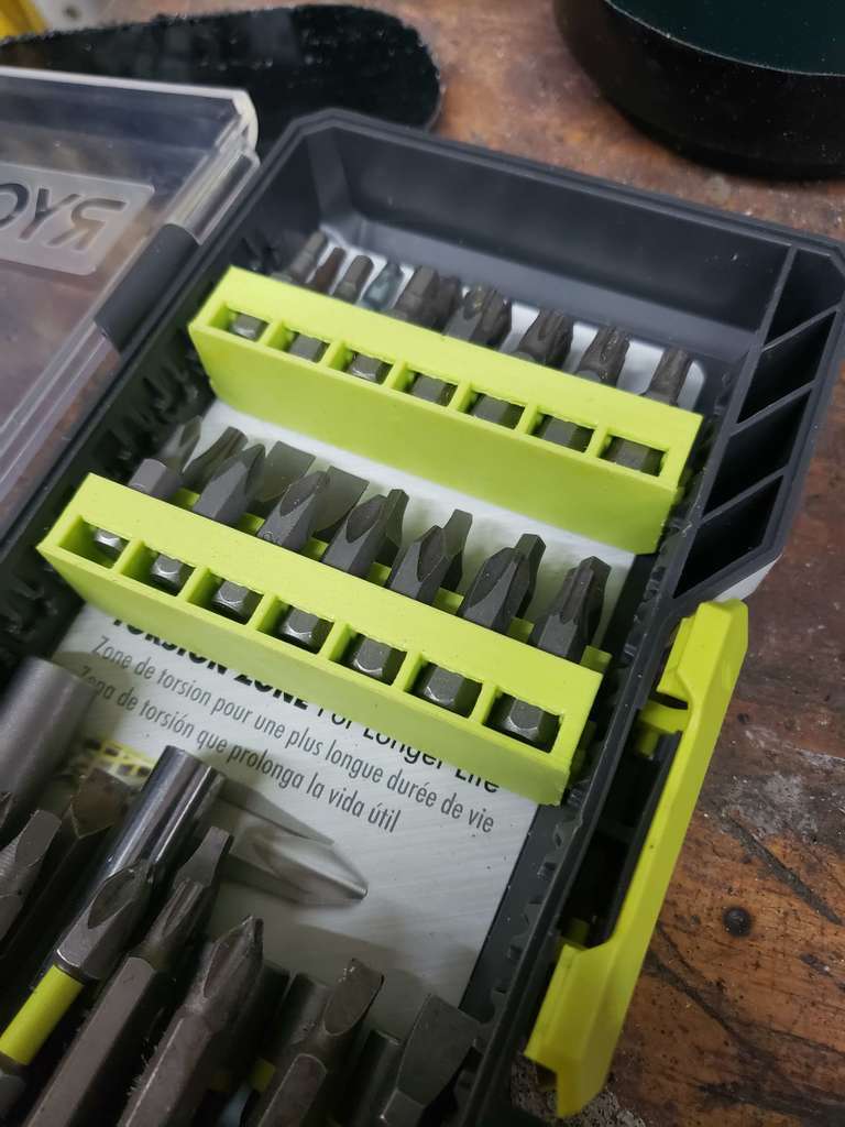 Free STL file RYOBI driver bit kit mounts 🔧 ・3D printable model to ...