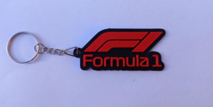 STL file Keychain Formula 1 🗝️ ・3D printer model to download・Cults