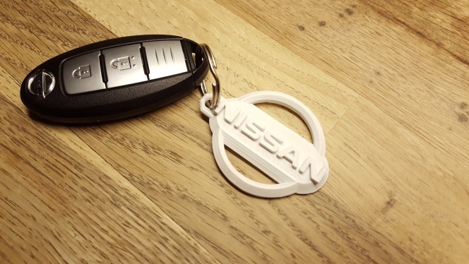 🔑 Nissan Key Ring・Free 3D File for ・Cults