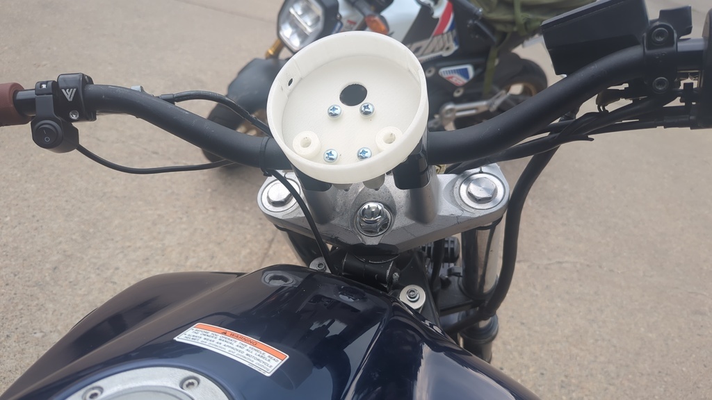 Free 3D file 2004-06 Yamaha FZ6 Speedo/tach mount 🚗 ・3D printable model ...