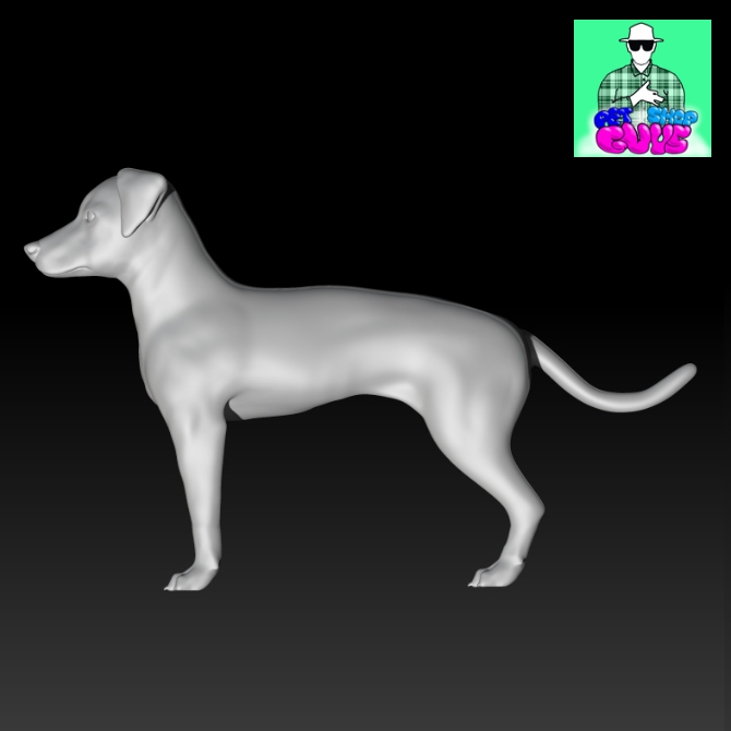 STL file Fox Terrier Female Stand Tail Dog 🦊 ・3D print design to ...