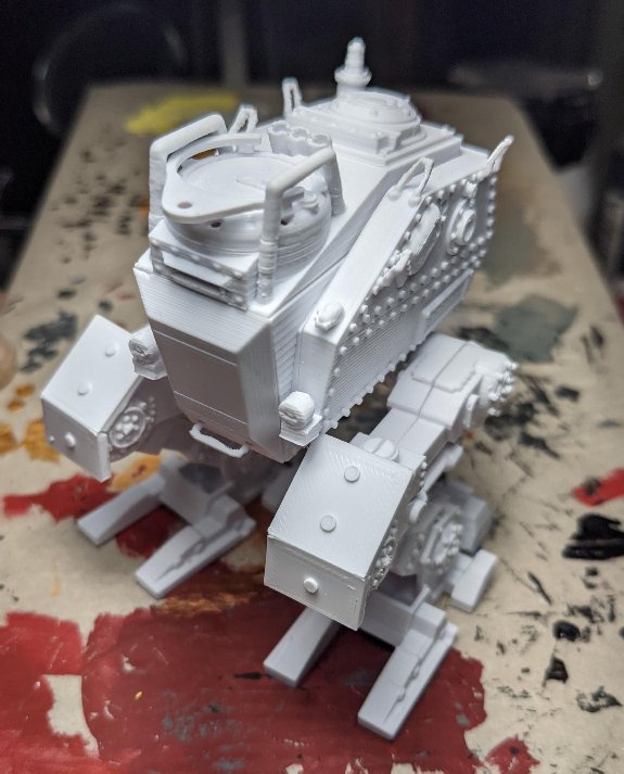 🌬️ Dust War - Axis Medium Walker Proxy・ STL File for ・Cults