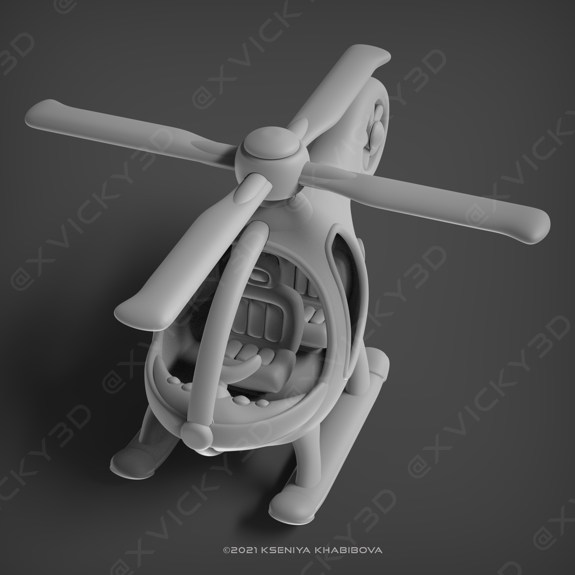 STL file Helicopter "Heliquito" 🚁 ・3D print object to download・Cults