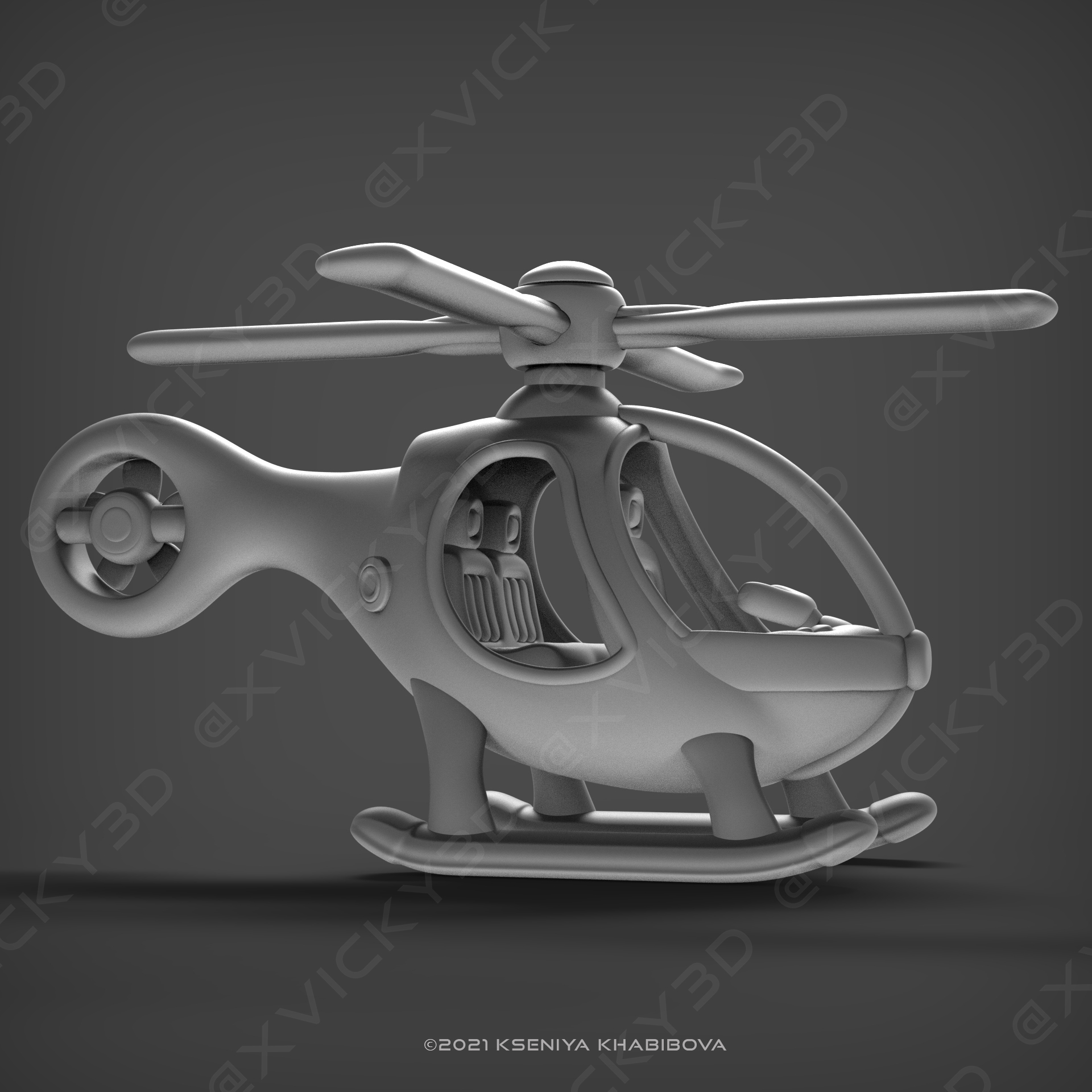 STL file Helicopter "Heliquito" 🚁 ・3D print object to download・Cults