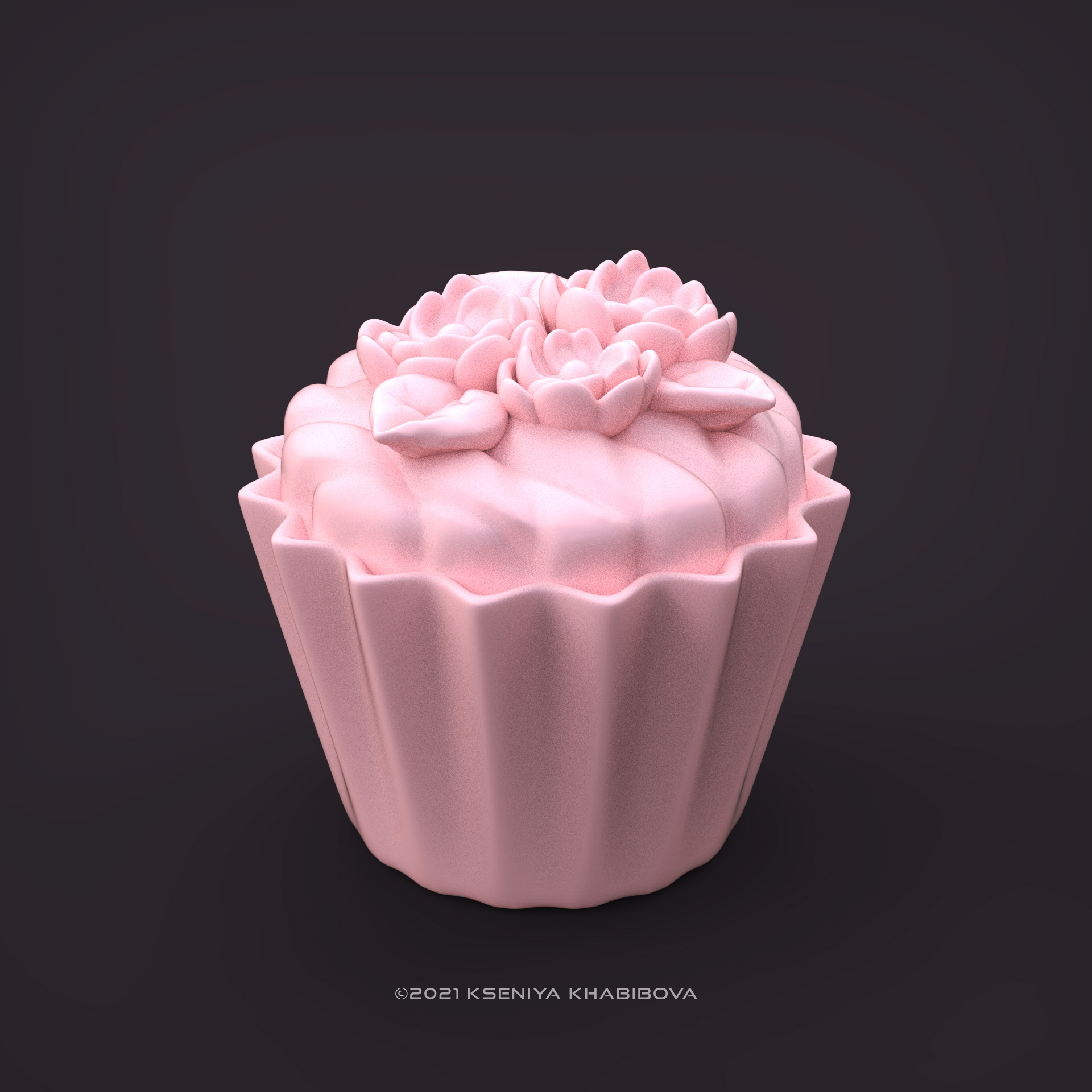 🧁 Cupcake・ STL File for 3D printing・Cults