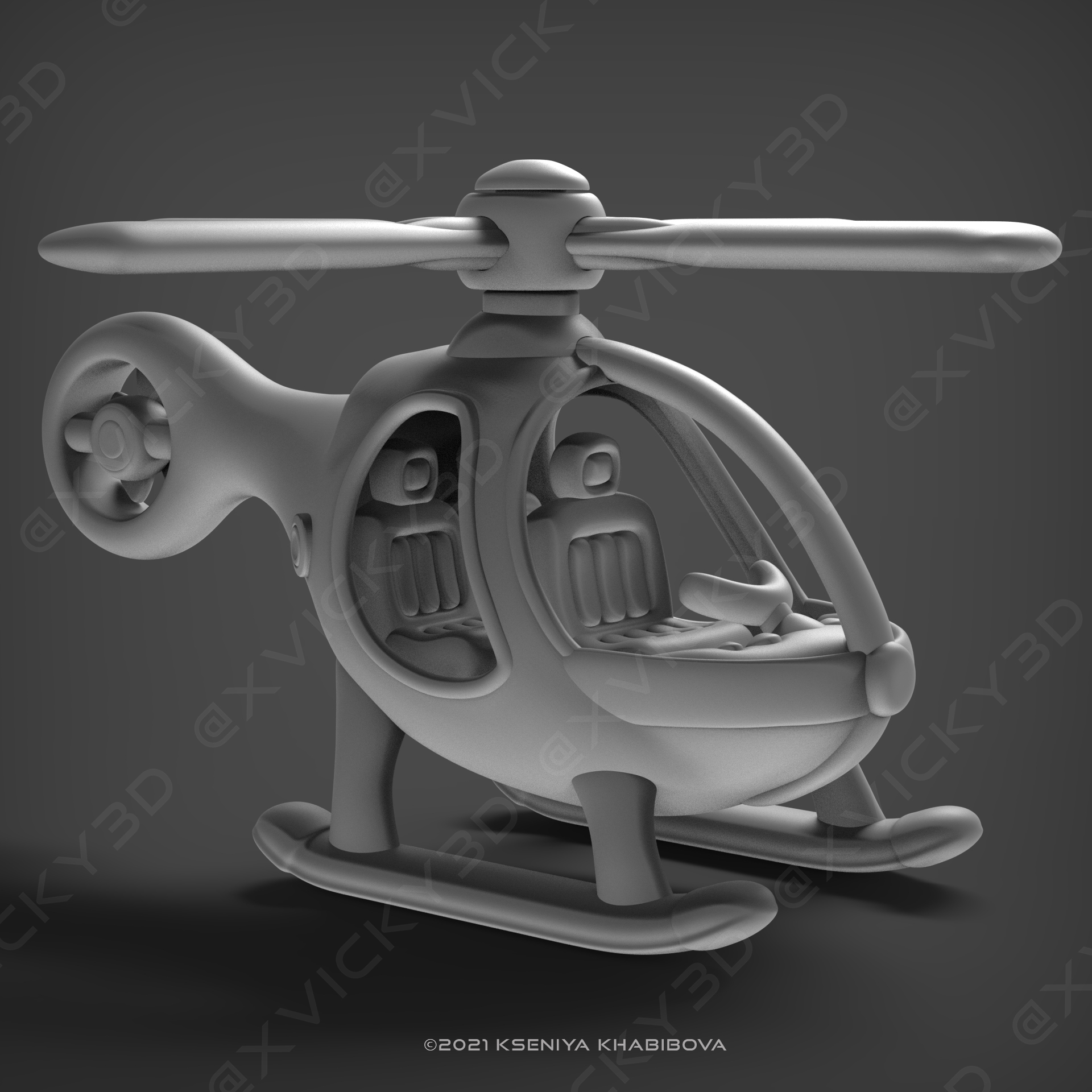 STL file Helicopter "Heliquito" 🚁 ・3D print object to download・Cults
