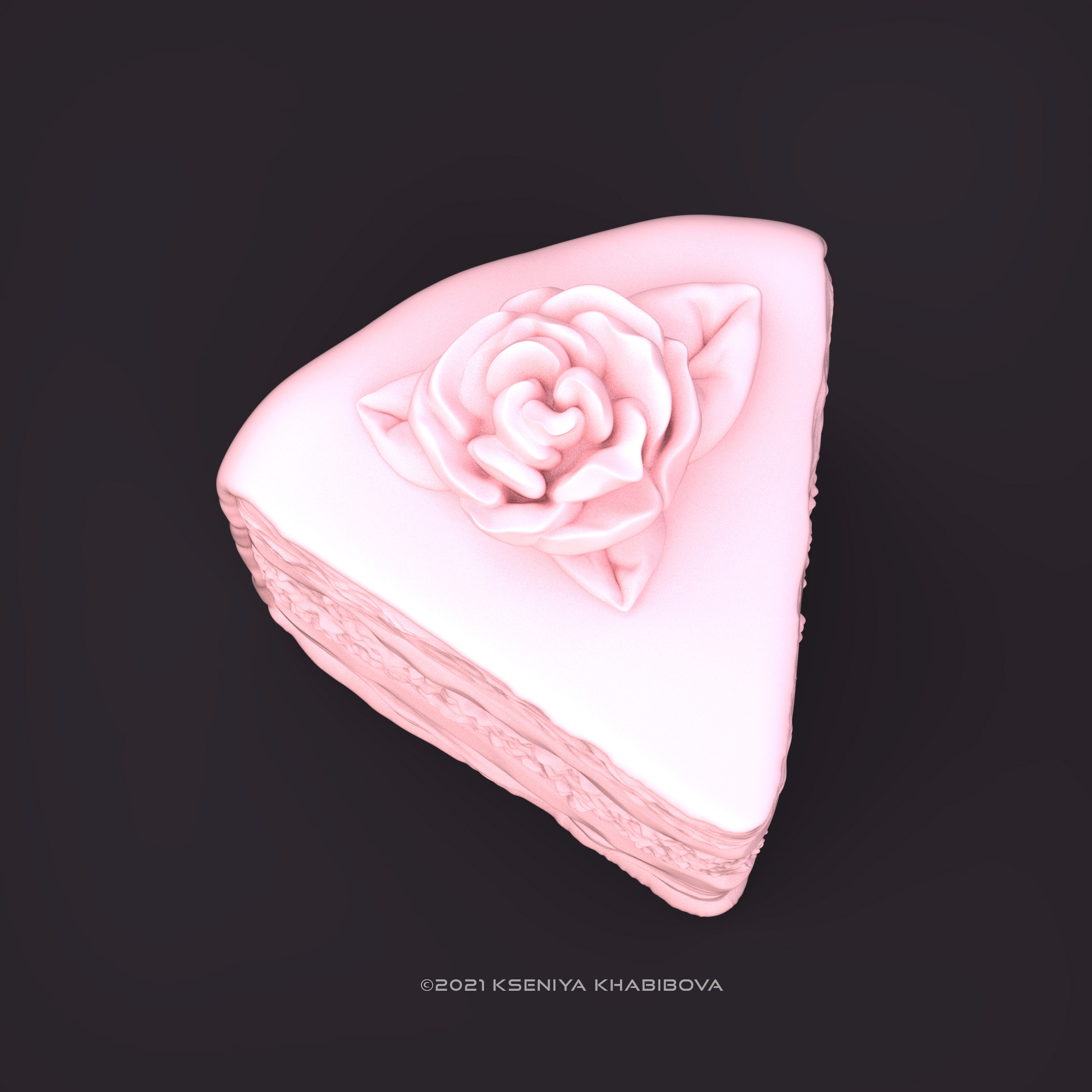 STL file Piece of cake 🍰 ・3D print object to download・Cults