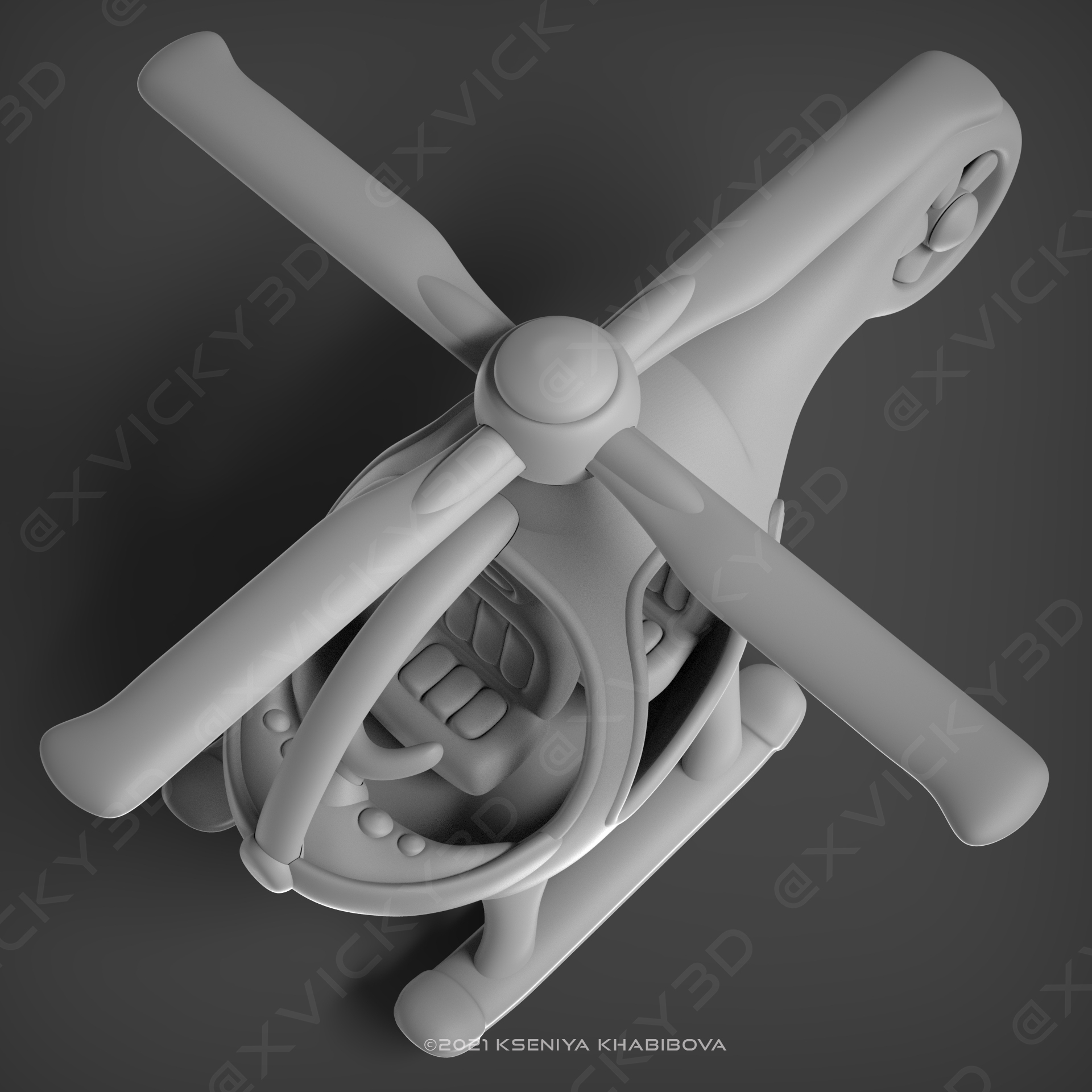 STL file Helicopter "Heliquito" 🚁 ・3D print object to download・Cults