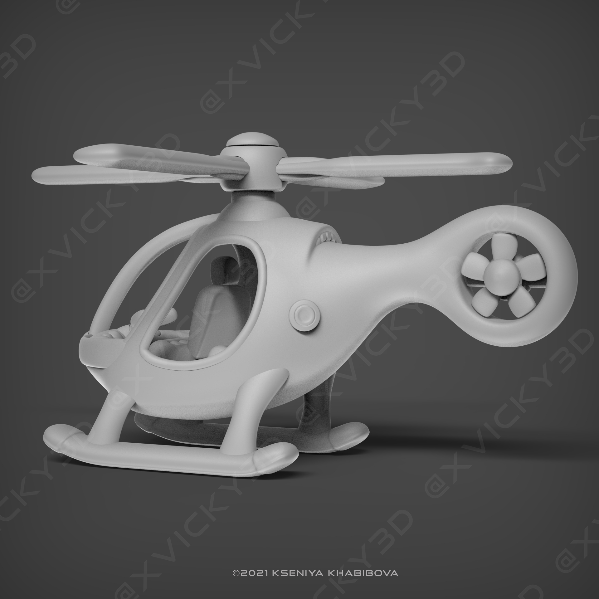 STL file Helicopter "Heliquito" 🚁 ・3D print object to download・Cults