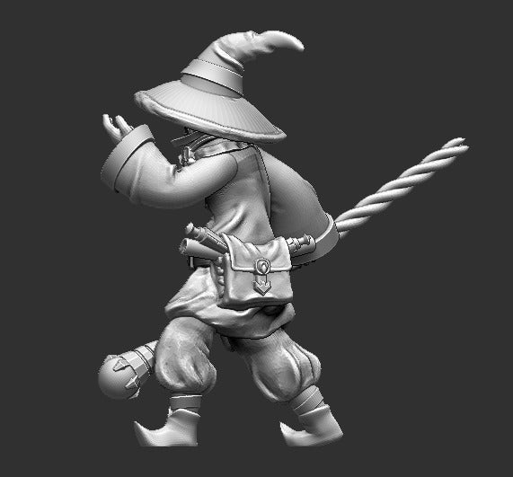 ♂️ Human male mage for fantasy d&d・Free STL File for ・Cults