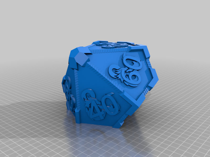 Free 3D file Dungeons & Dragons Movie - Giant Dice 🎬 ・Object to ...