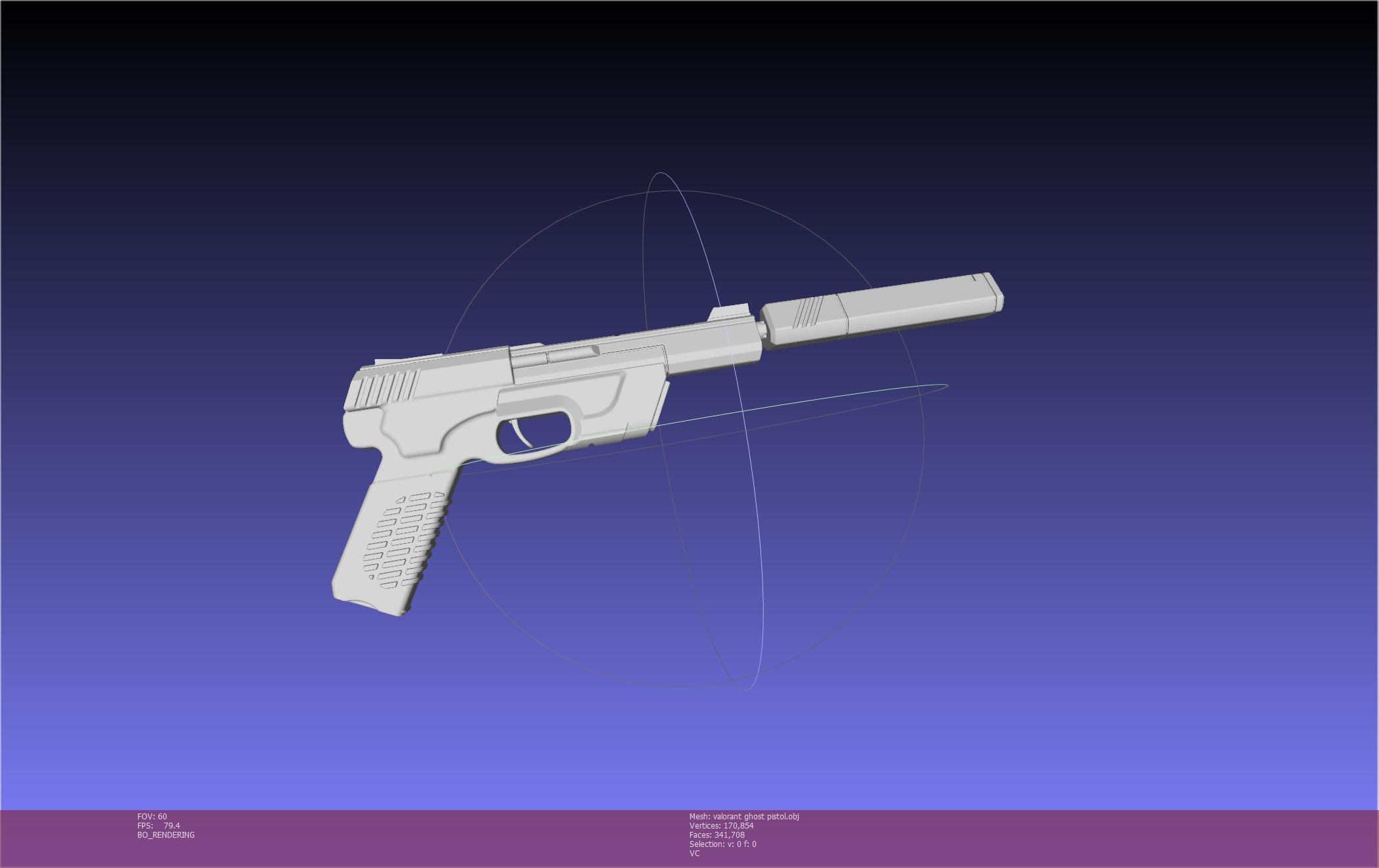 STL file Valorant Ghost Pistol Basic Model 👻 (OBJ, DXF, and STEP)・3D ...