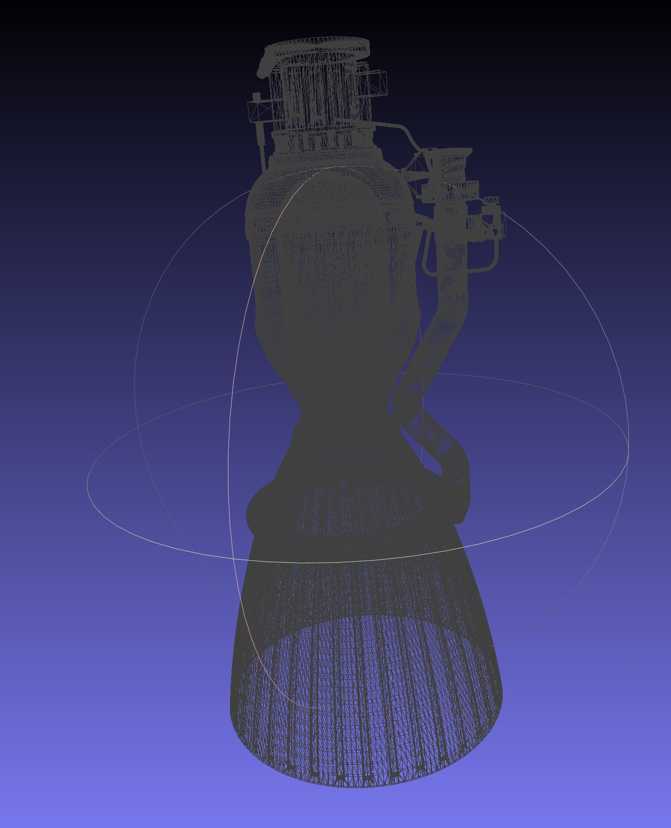 STL file Space-X Merlin 1D Rocket Engine Printable Desk 🚀 (OBJ)・3D ...