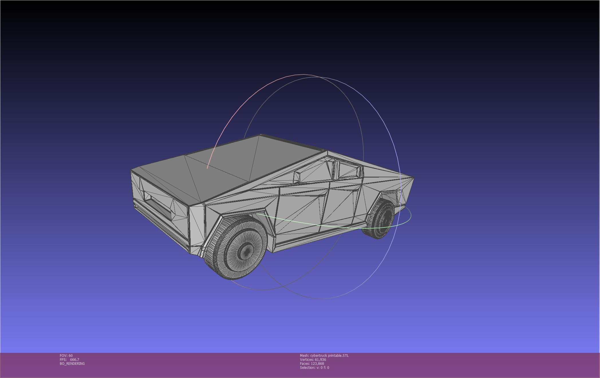 STL file Tesla Cybertruck Model And Shell 🐚 (OBJ, 3MF, DXF, and STEP ...