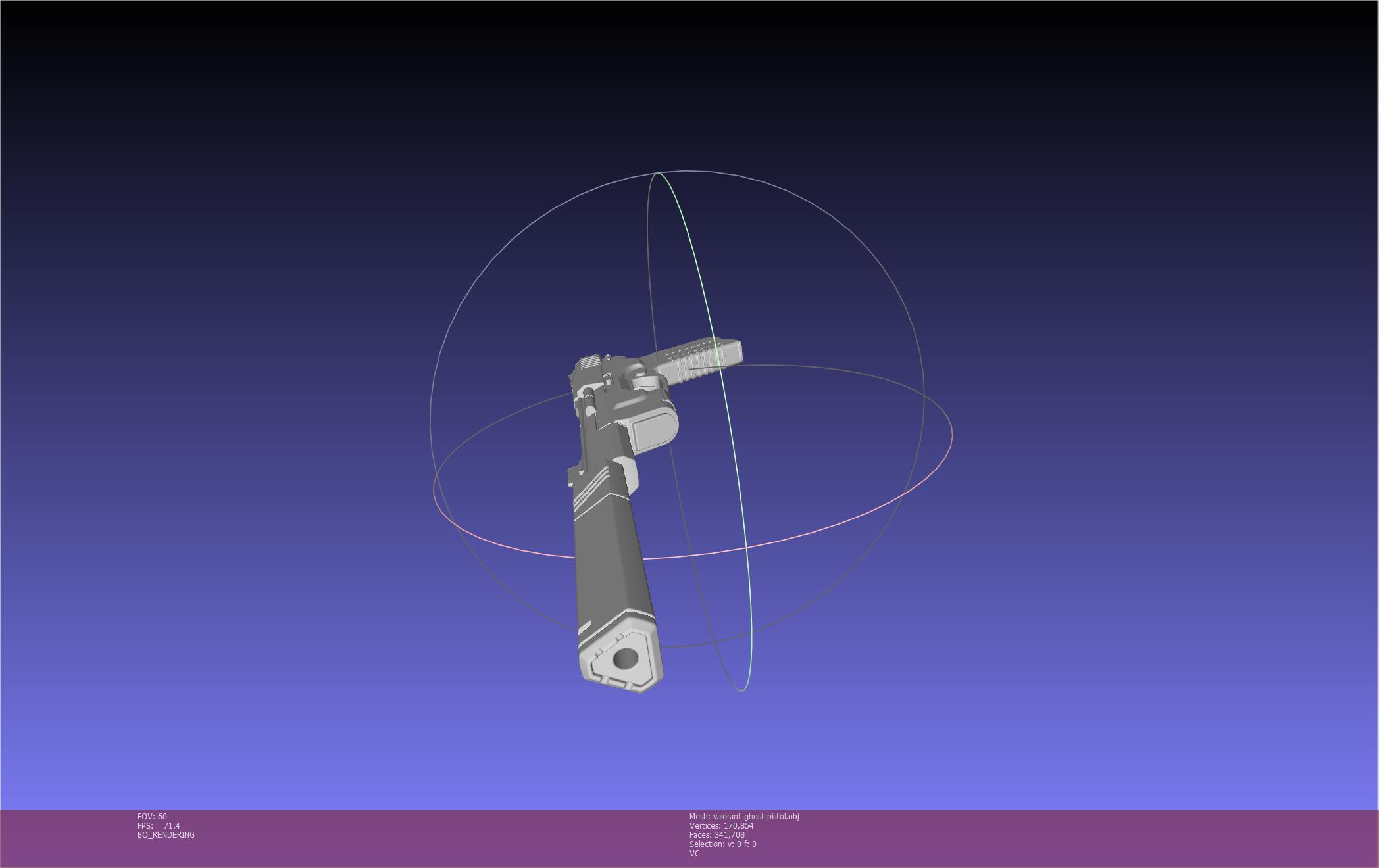 STL file Valorant Ghost Pistol Basic Model 👻 (OBJ, DXF, and STEP)・3D ...