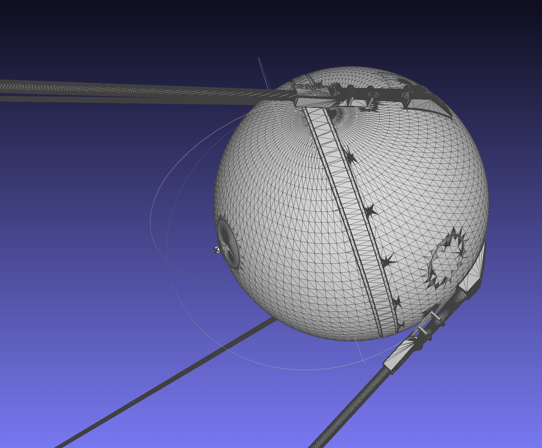 STL file Sputnik Satellite 3D-Printable Detailed Scale Model 🛰️ (OBJ ...