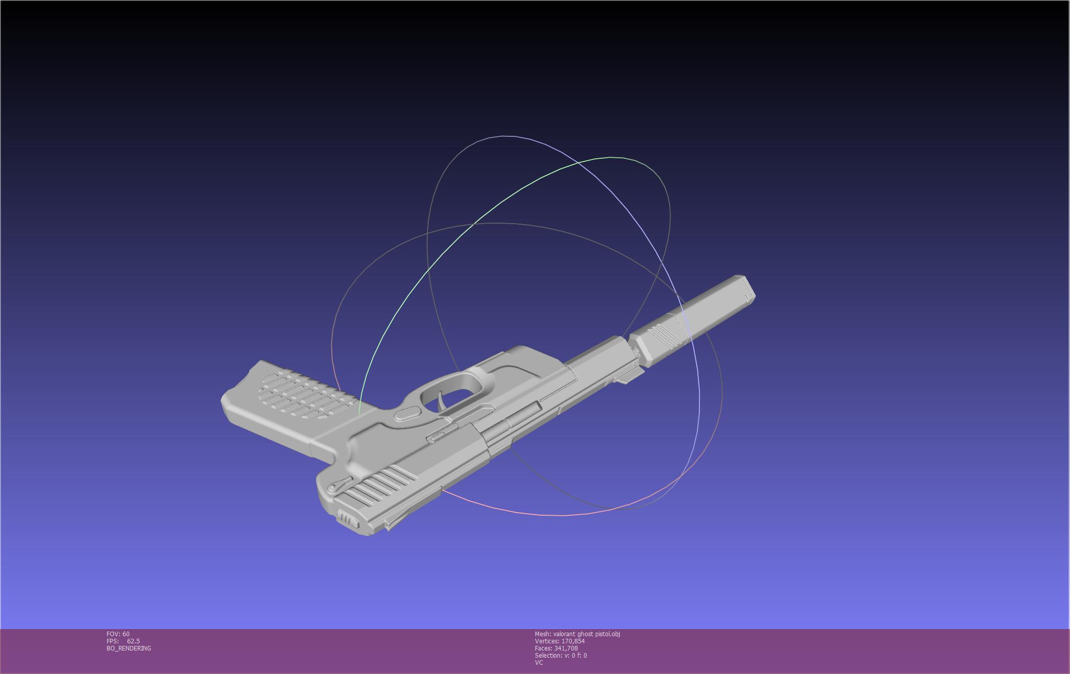 STL file Valorant Ghost Pistol Basic Model 👻 (OBJ, DXF, and STEP)・3D ...