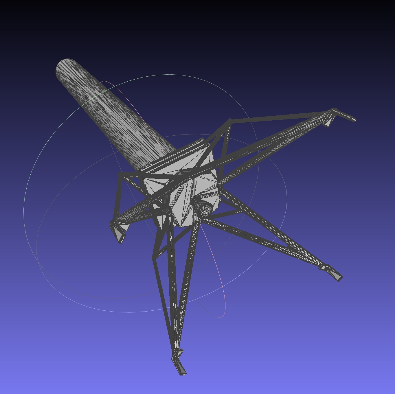 STL file Space X Grasshopper F9R Dev VTOL Test Rocket 🛰 (OBJ, DXF, and ...