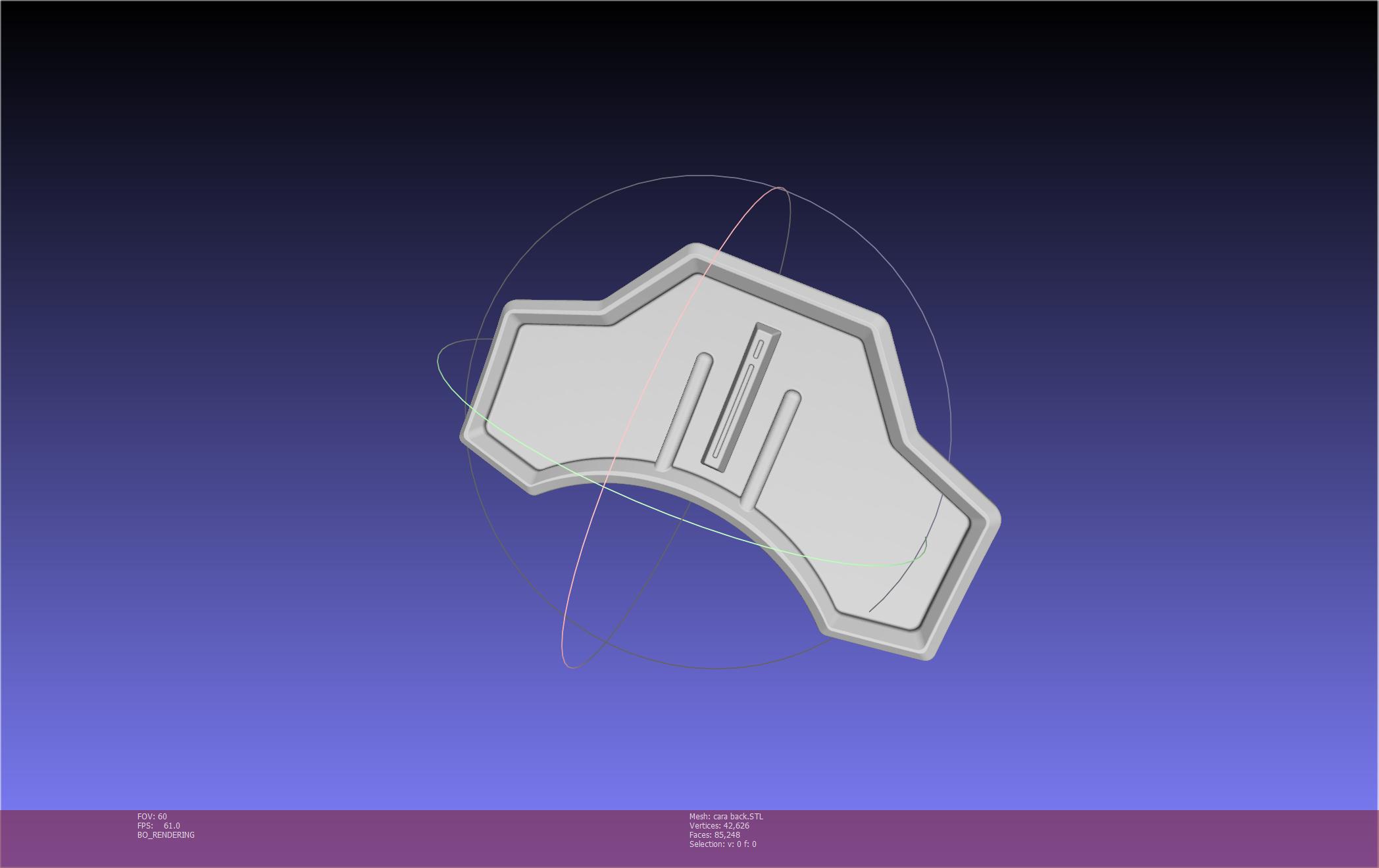 STL file Star Wars Mandalorian Cara Dune Back Armor ⭐ (OBJ, 3MF, DXF ...
