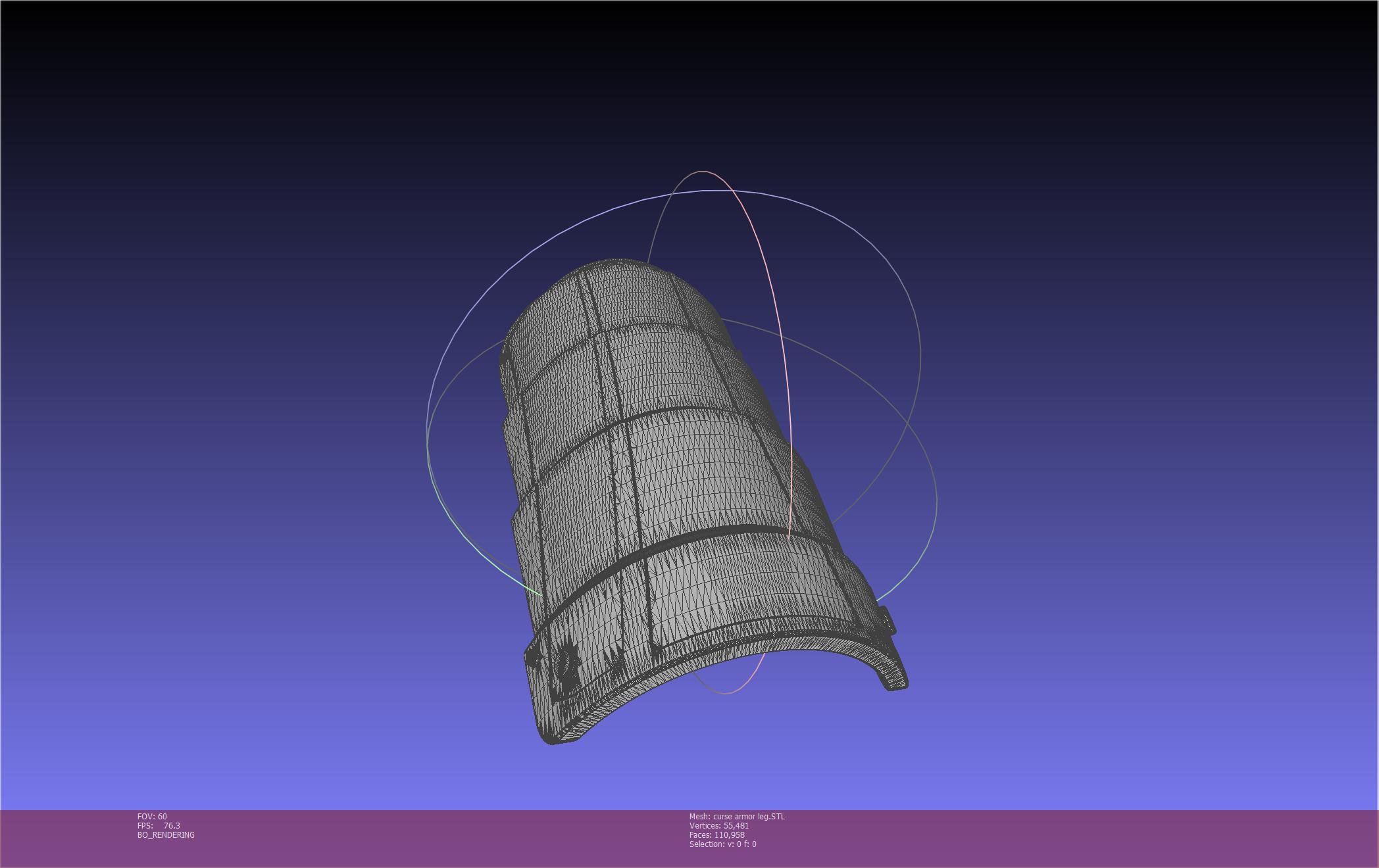 STL file Shield Hero Curse Armor Leg Piece 🛡️ (OBJ, 3MF, DXF, and STEP ...