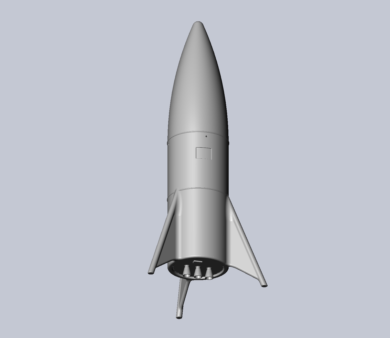 🛰 Space X Starhopper First Prototype・ STL File for ・Cults