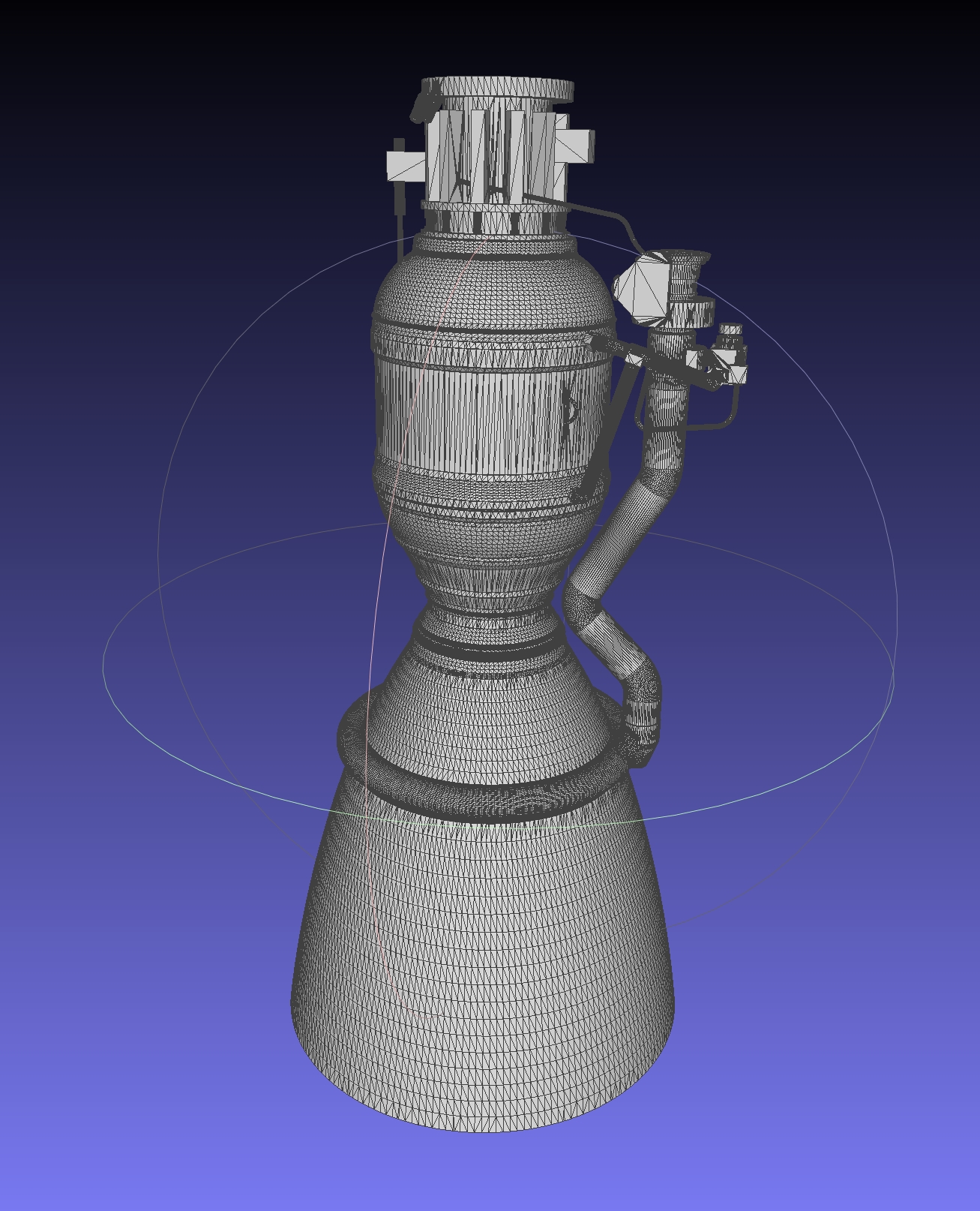 STL file Space-X Merlin 1D Rocket Engine Printable Desk 🚀 (OBJ)・3D ...