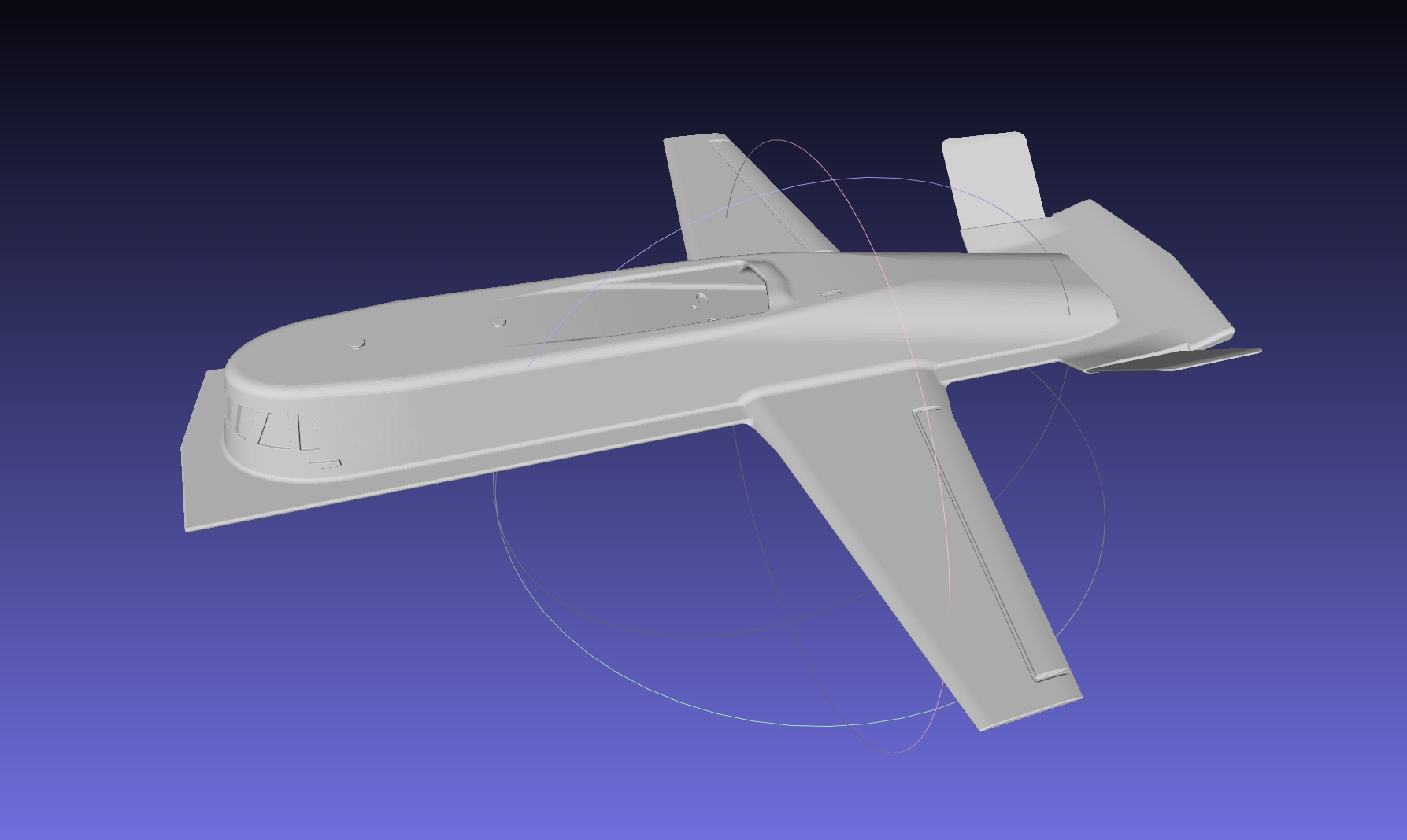 STL file Northrop Tacit Blue Early US Stealth Plane Prototype 🥷 (OBJ ...