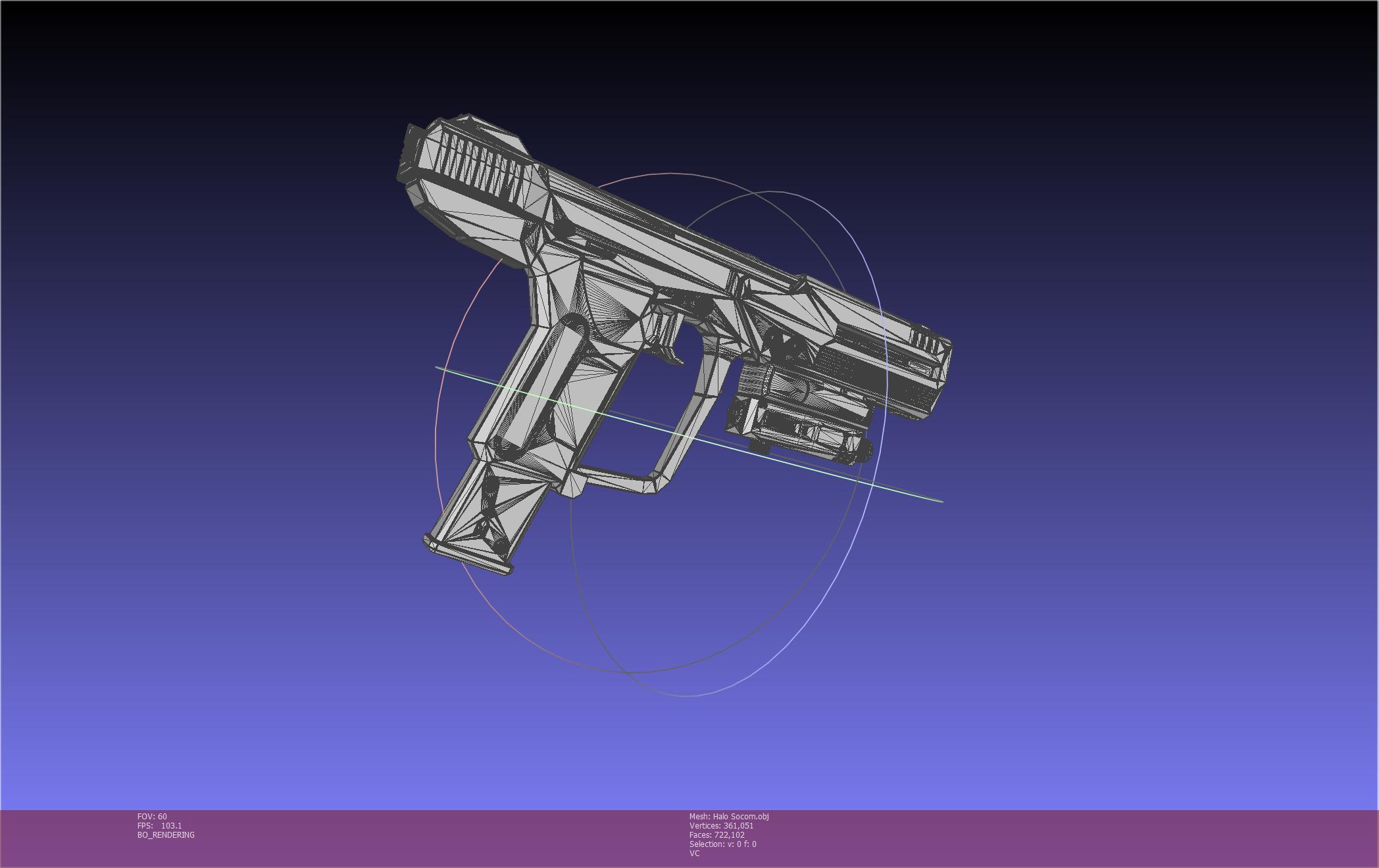 Файл STL Halo ODST Socom Pistol Базовая модель 😇 (OBJ, DXF и STEP)・3D ...