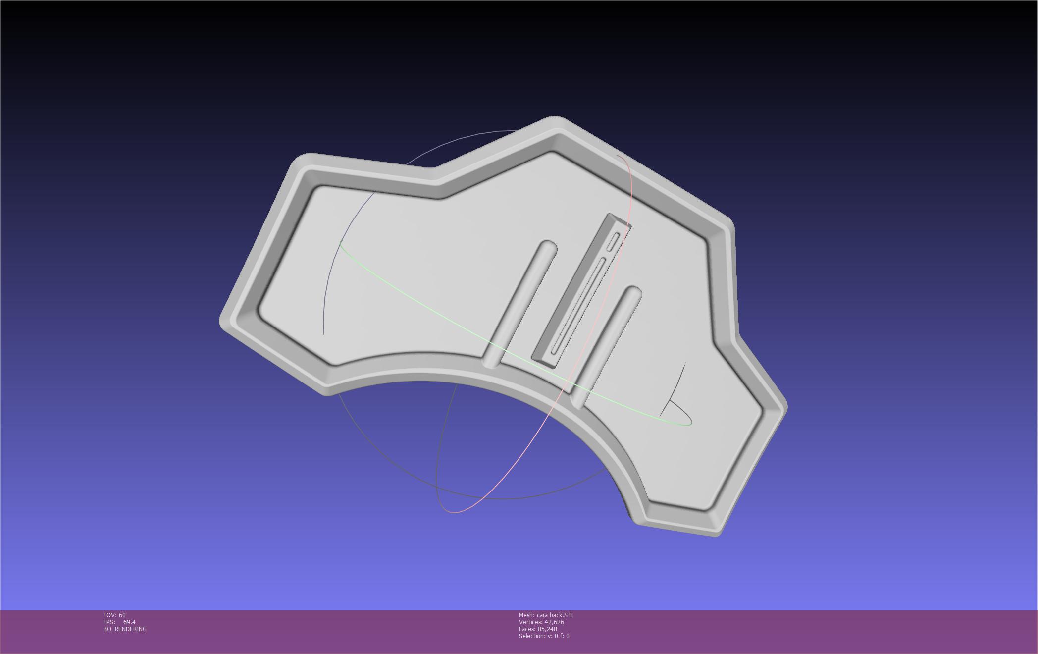 STL file Star Wars Mandalorian Cara Dune Back Armor ⭐ (OBJ, 3MF, DXF ...
