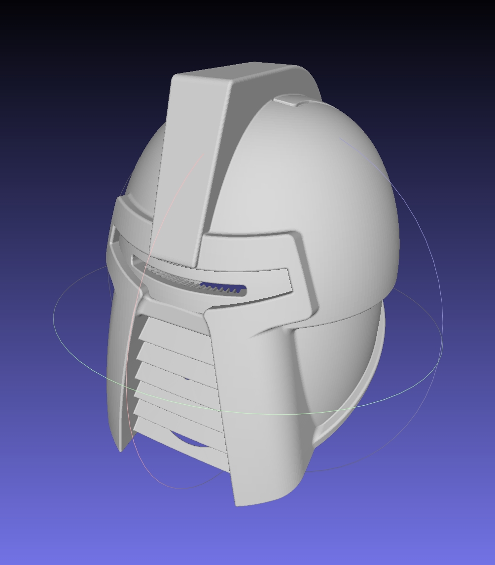 🪖 Battlestar Galactica Cylon Zylon Centurion Helmet・ STL File for 3D ...