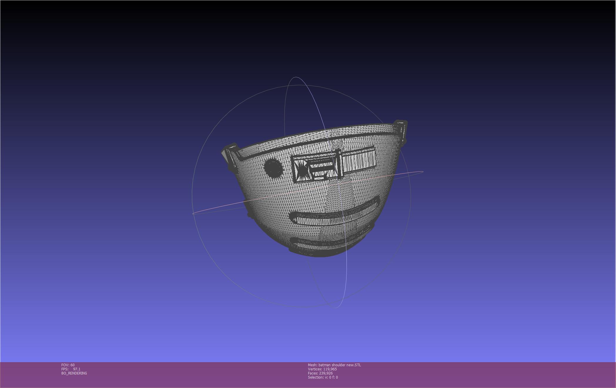 STL file New Batman Shoulder 🆕 (OBJ, 3MF, DXF, and STEP)・Model to ...