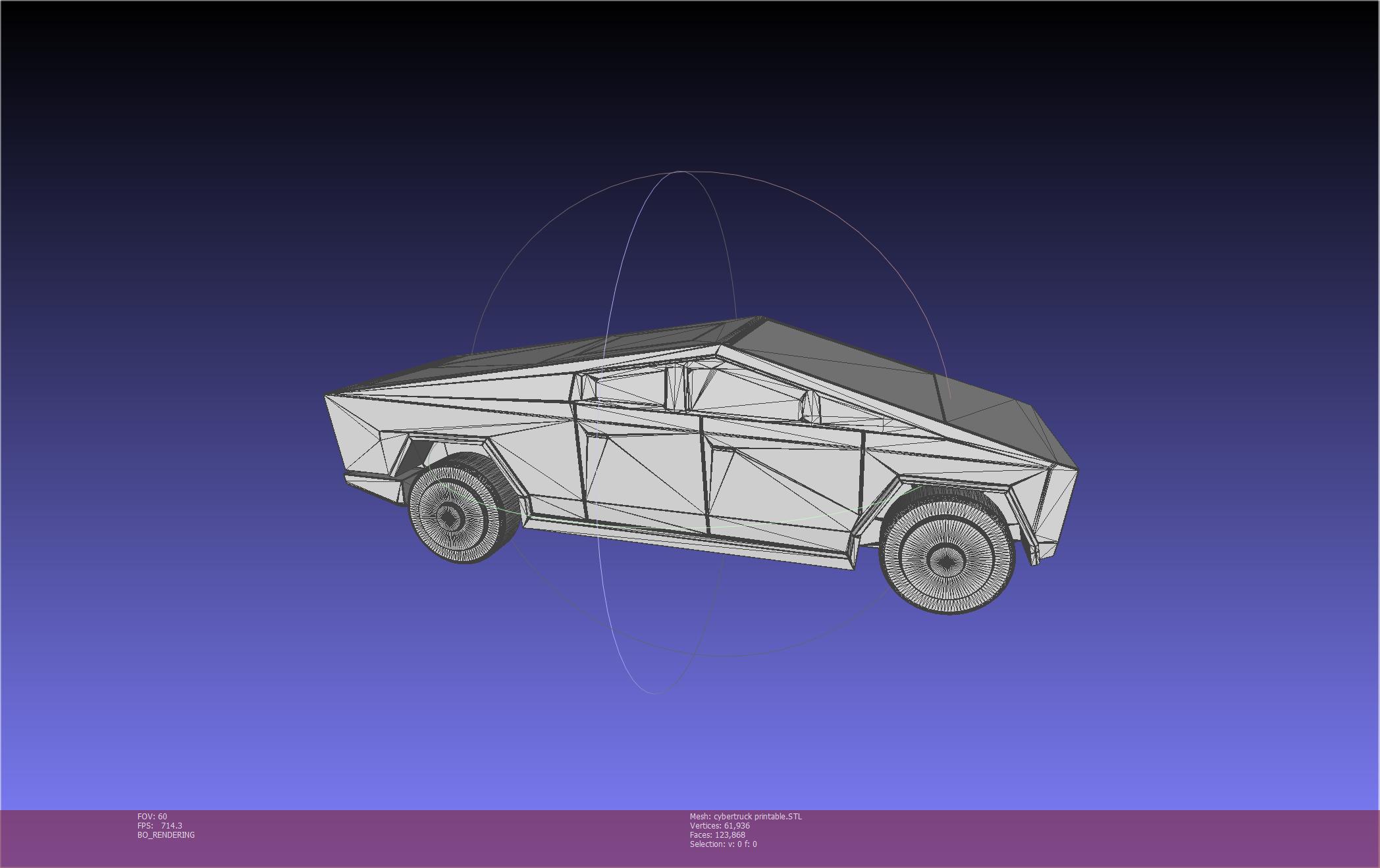 STL file Tesla Cybertruck Model And Shell 🐚 (OBJ, 3MF, DXF, and STEP ...
