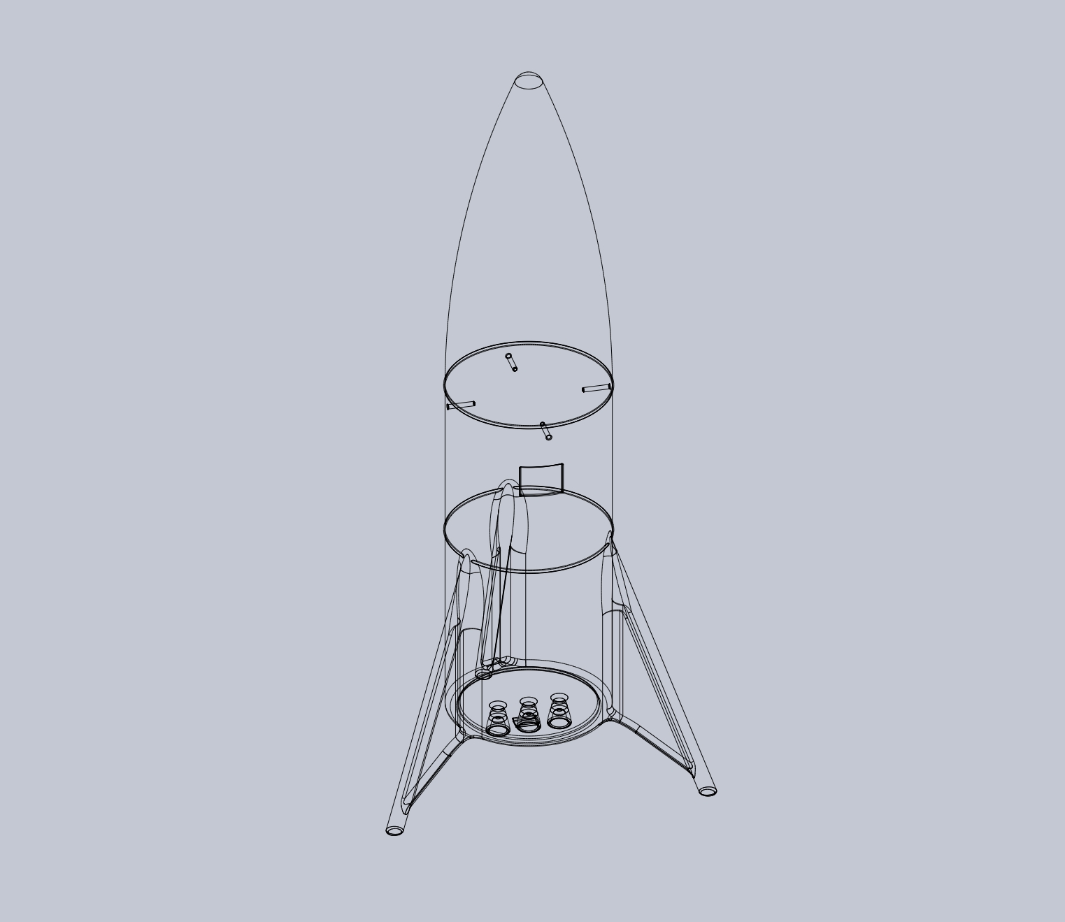 🛰 Space X Starhopper First Prototype・ STL File for ・Cults