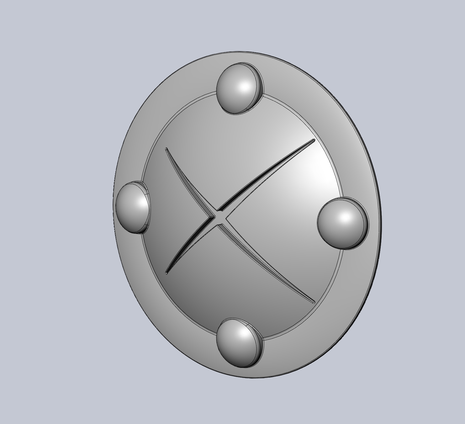 STL file Goblin Slayer Shield Printable Assembly 👺 (OBJ, 3MF, and STEP ...