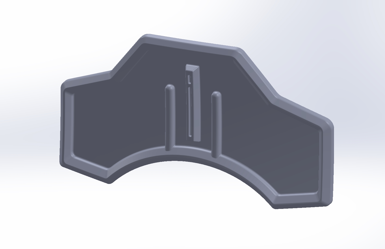 STL file Star Wars Mandalorian Cara Dune Back Armor ⭐ (OBJ, 3MF, DXF ...