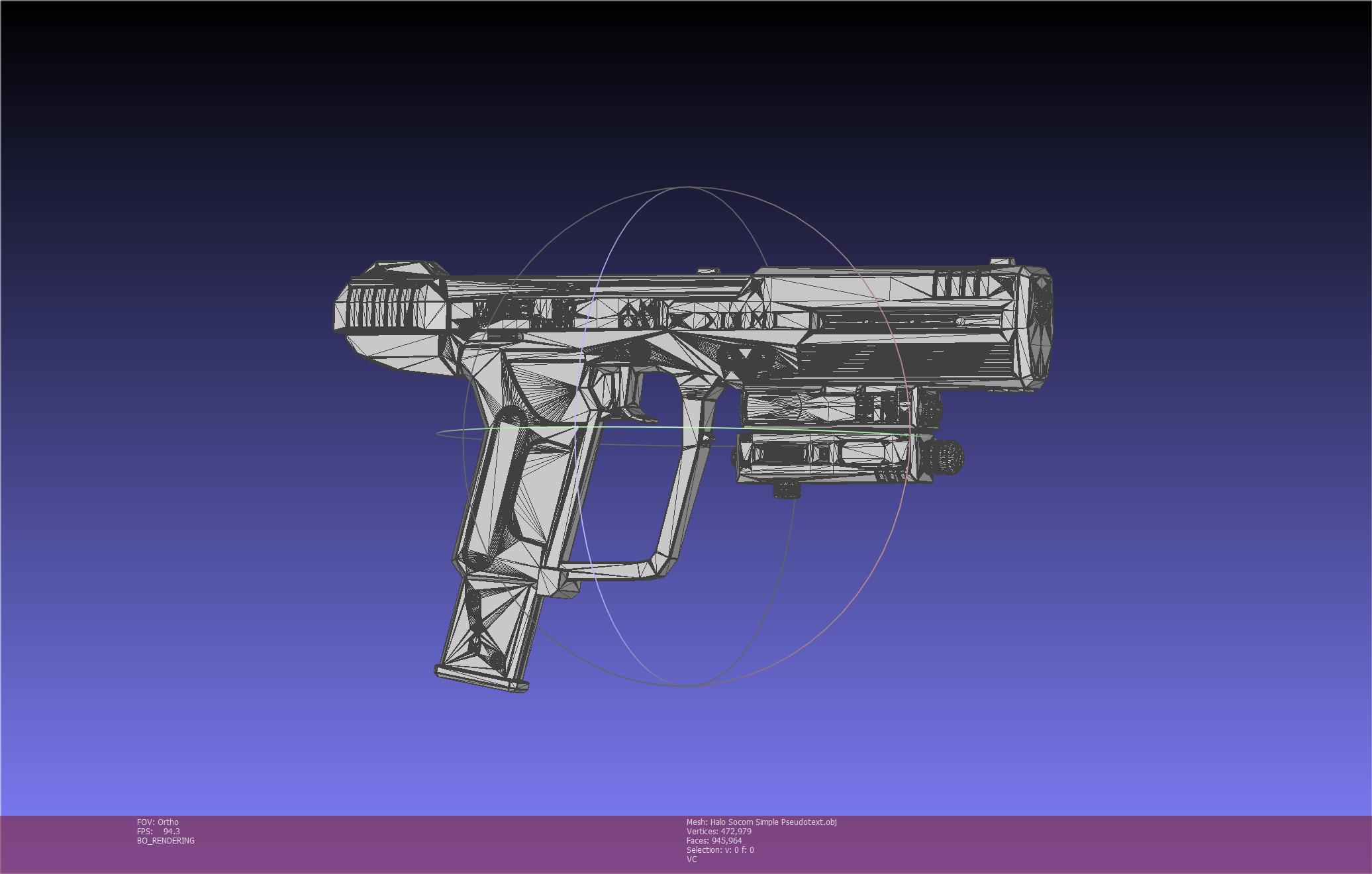 Файл STL Halo ODST Socom Pistol Базовая модель 😇 (OBJ, DXF и STEP)・3D ...
