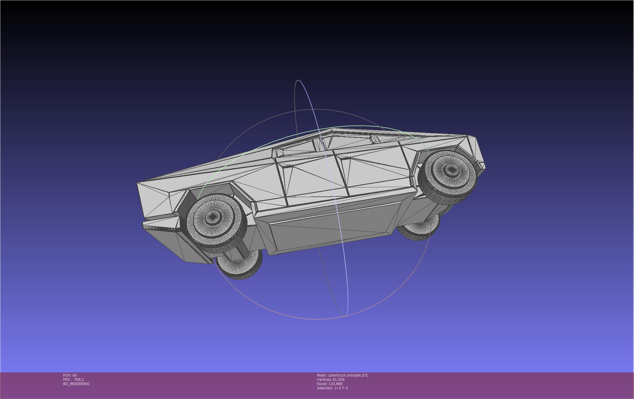 STL file Tesla Cybertruck Model And Shell 🐚 (OBJ, 3MF, DXF, and STEP ...