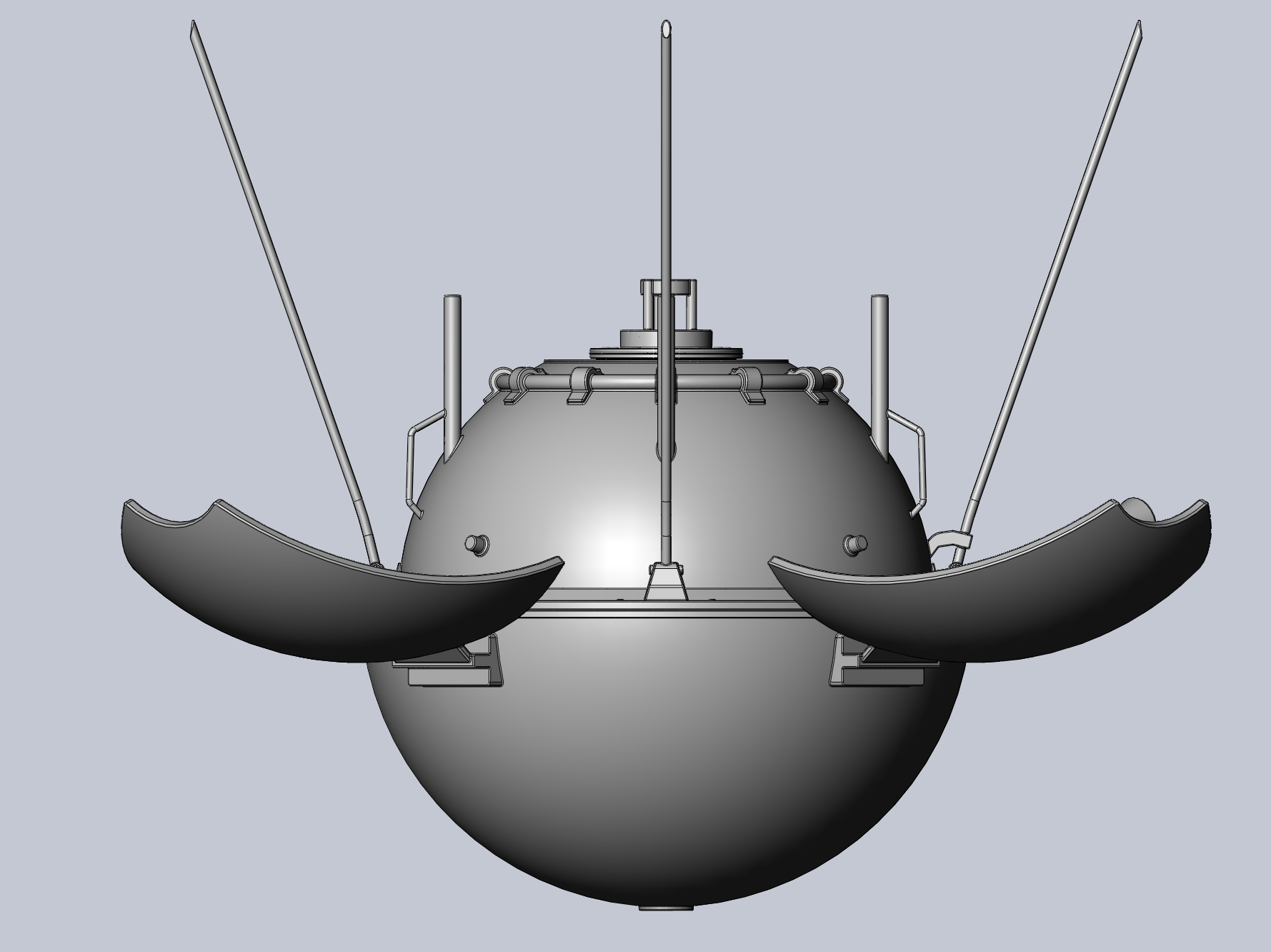 STL file Luna 9 Moon Probe 🌙・Template to download and 3D print・Cults