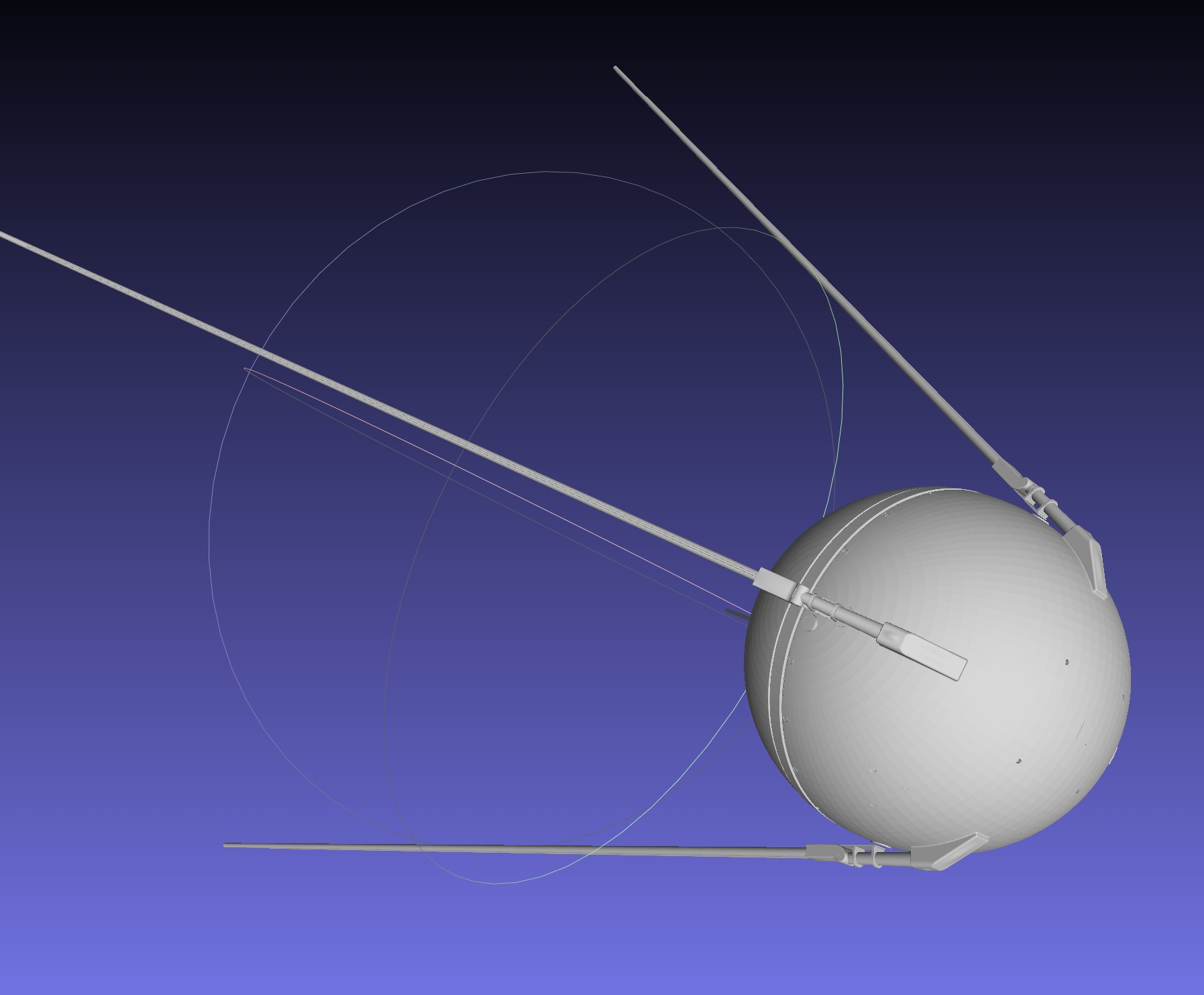 STL file Sputnik Satellite 3D-Printable Detailed Scale Model 🛰️ (OBJ ...