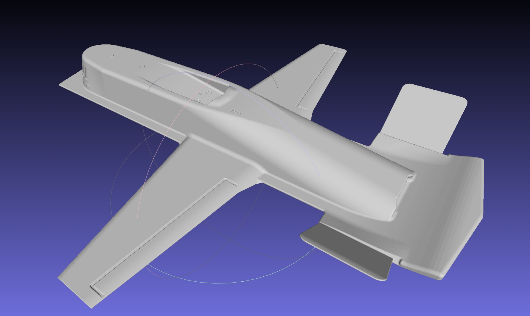 STL file Northrop Tacit Blue Early US Stealth Plane Prototype 🥷 (OBJ ...