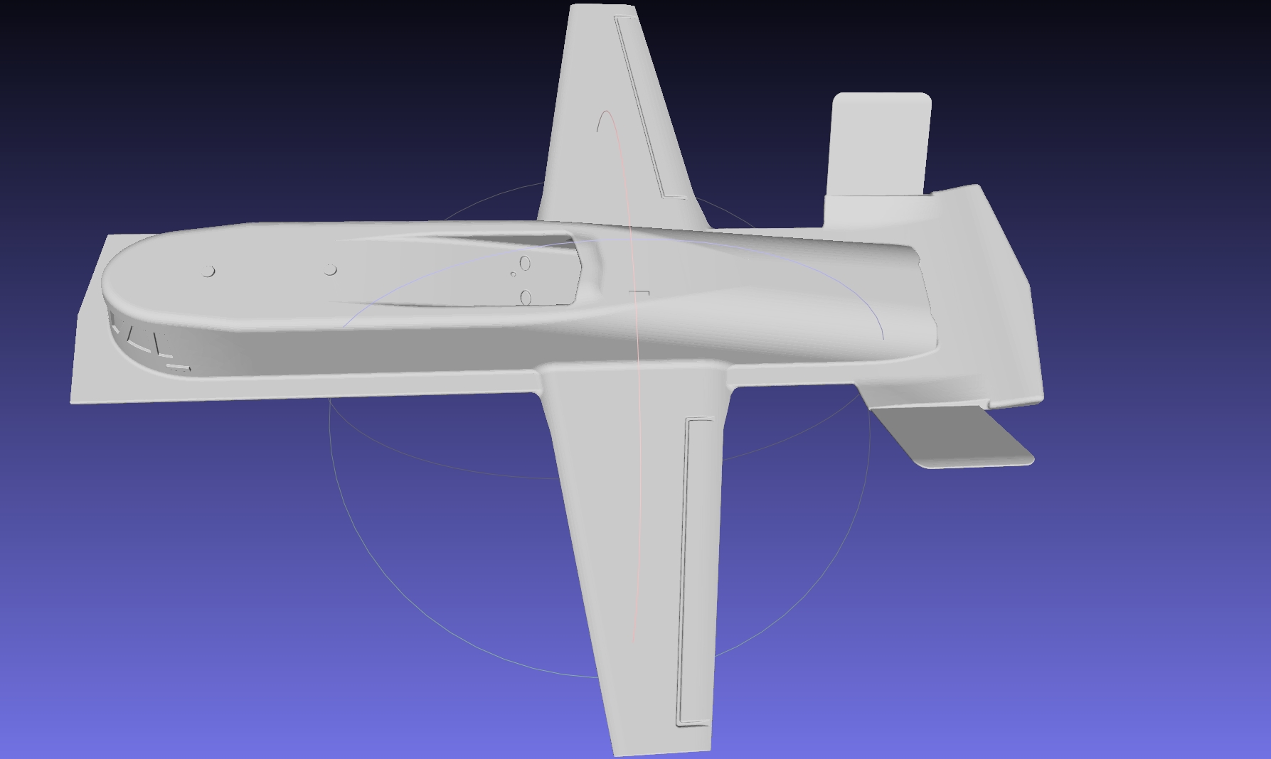 STL file Northrop Tacit Blue Early US Stealth Plane Prototype 🥷 (OBJ ...