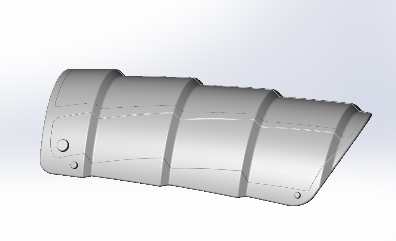 STL file Shield Hero Curse Armor Leg Piece 🛡️ (OBJ, 3MF, DXF, and STEP ...
