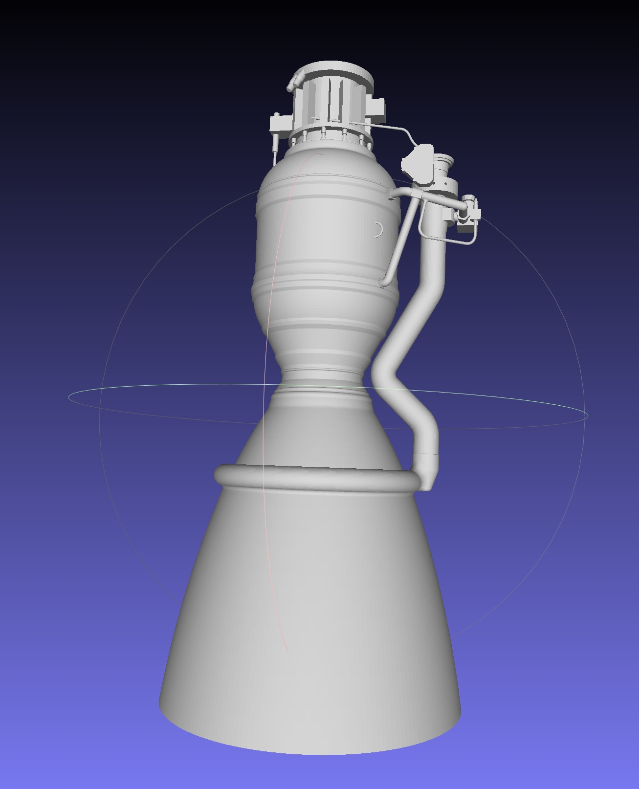 STL file Space-X Merlin 1D Rocket Engine Printable Desk 🚀 (OBJ)・3D ...