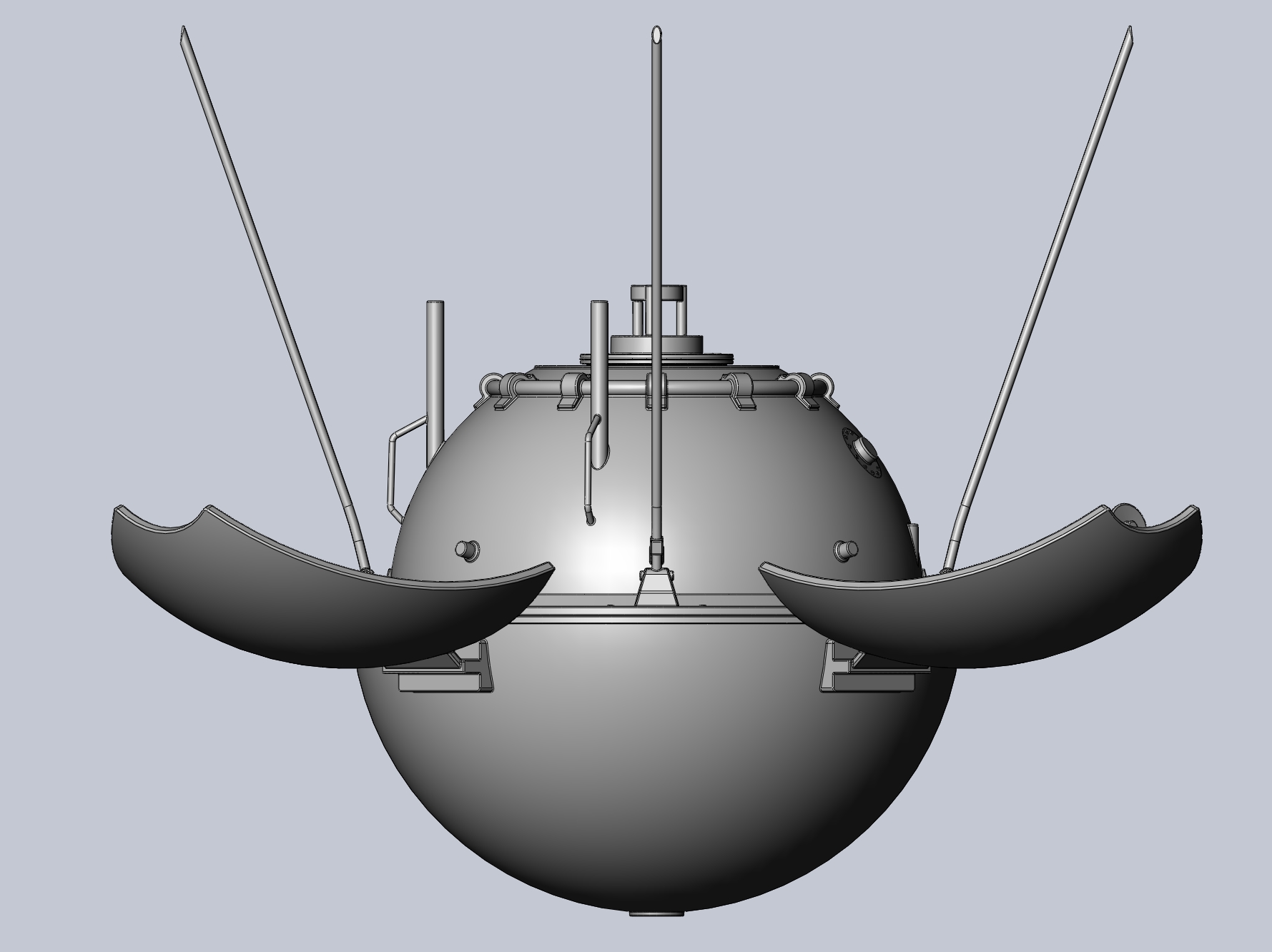 STL file Luna 9 Moon Probe 🌙・Template to download and 3D print・Cults