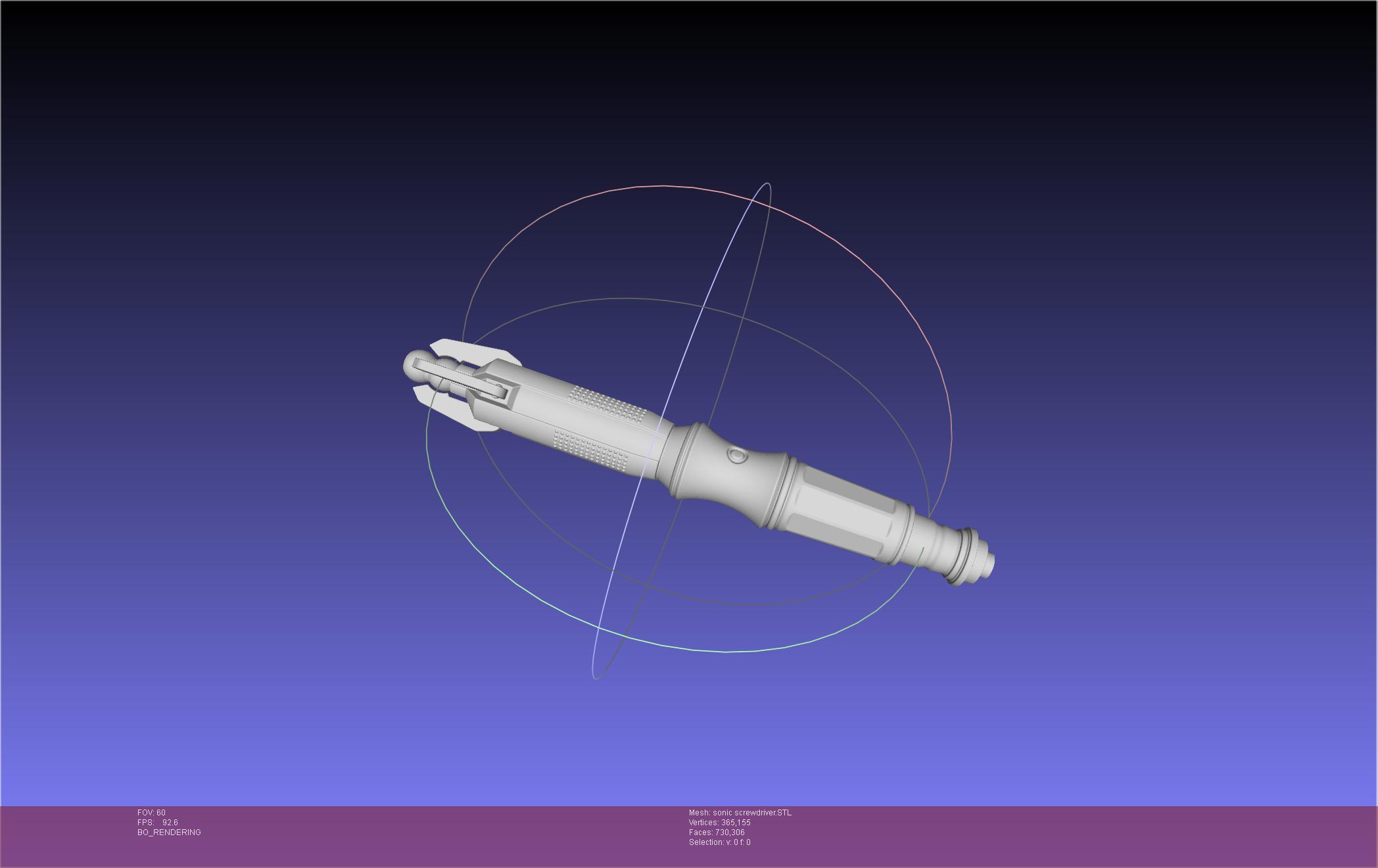 STL file Doctor Who 11-12 Sonic Screwdriver 🩺 (OBJ and STEP)・3D print ...