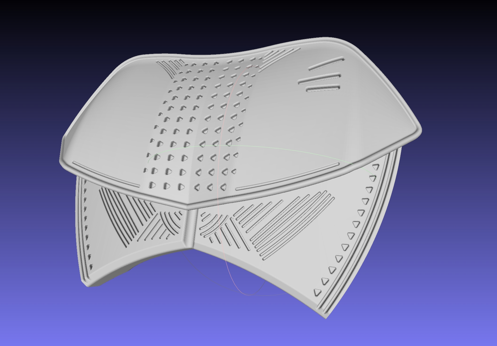 STL file Black Panther M Baku Chestplate Model 🎬 (OBJ, 3MF, DXF, and ...