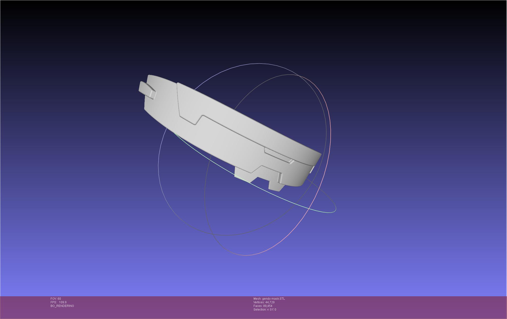 Archivo STL Modelo imprimible Evangelion Rebuild Gendo Mask 👾 (OBJ y ...