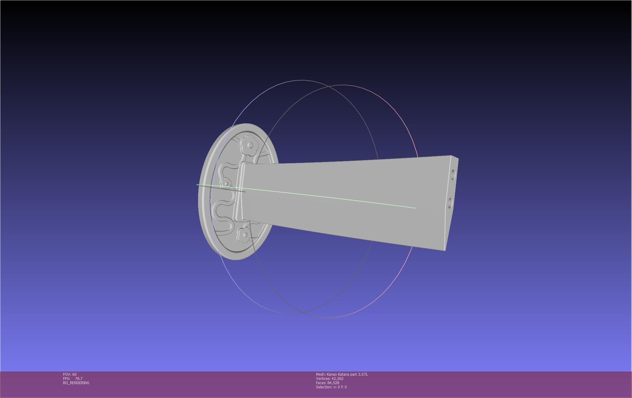STL file Demon Slayer Kanao Katana 🔫 (OBJ, 3MF, DXF, and STEP)・Design ...