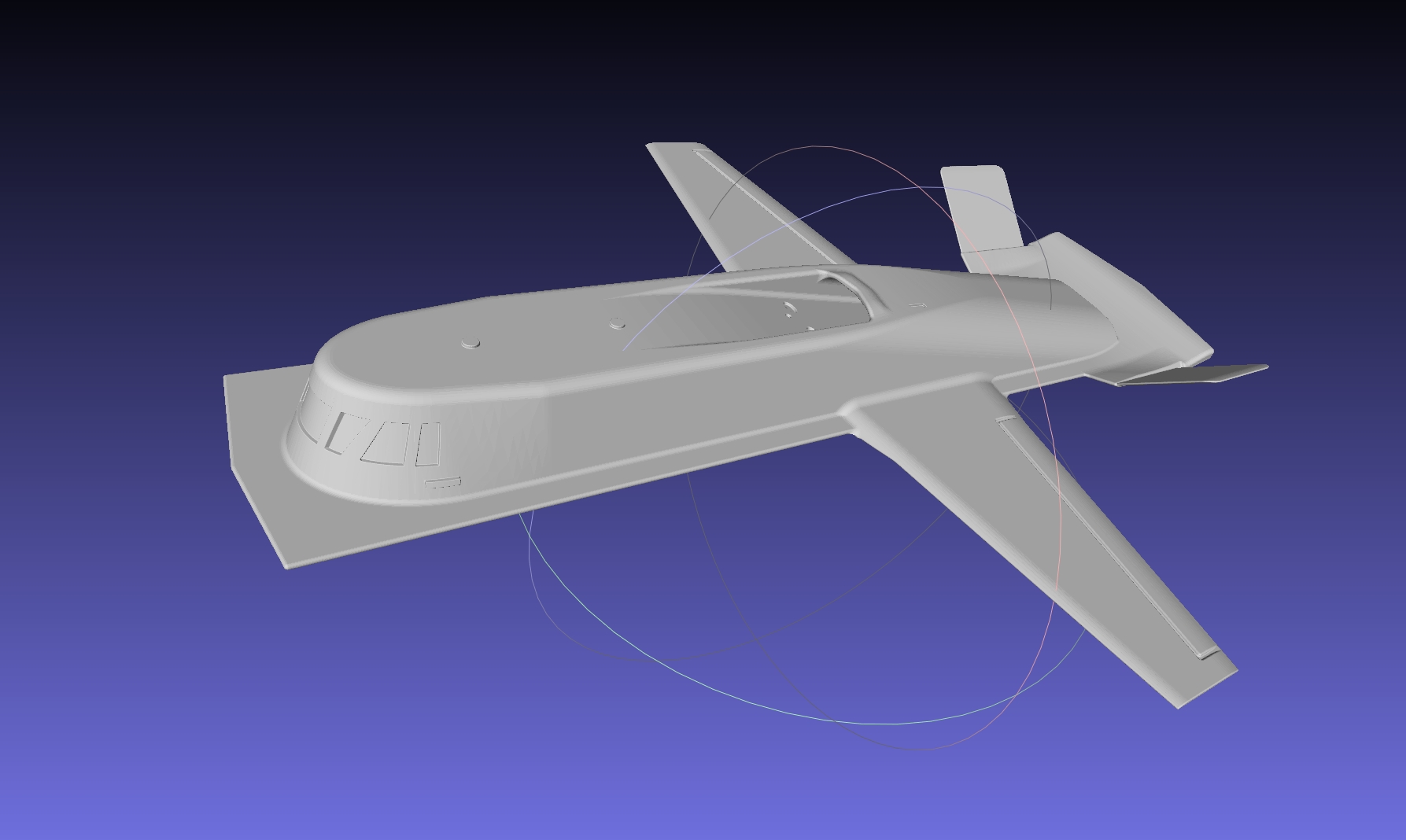 STL file Northrop Tacit Blue Early US Stealth Plane Prototype 🥷 (OBJ ...