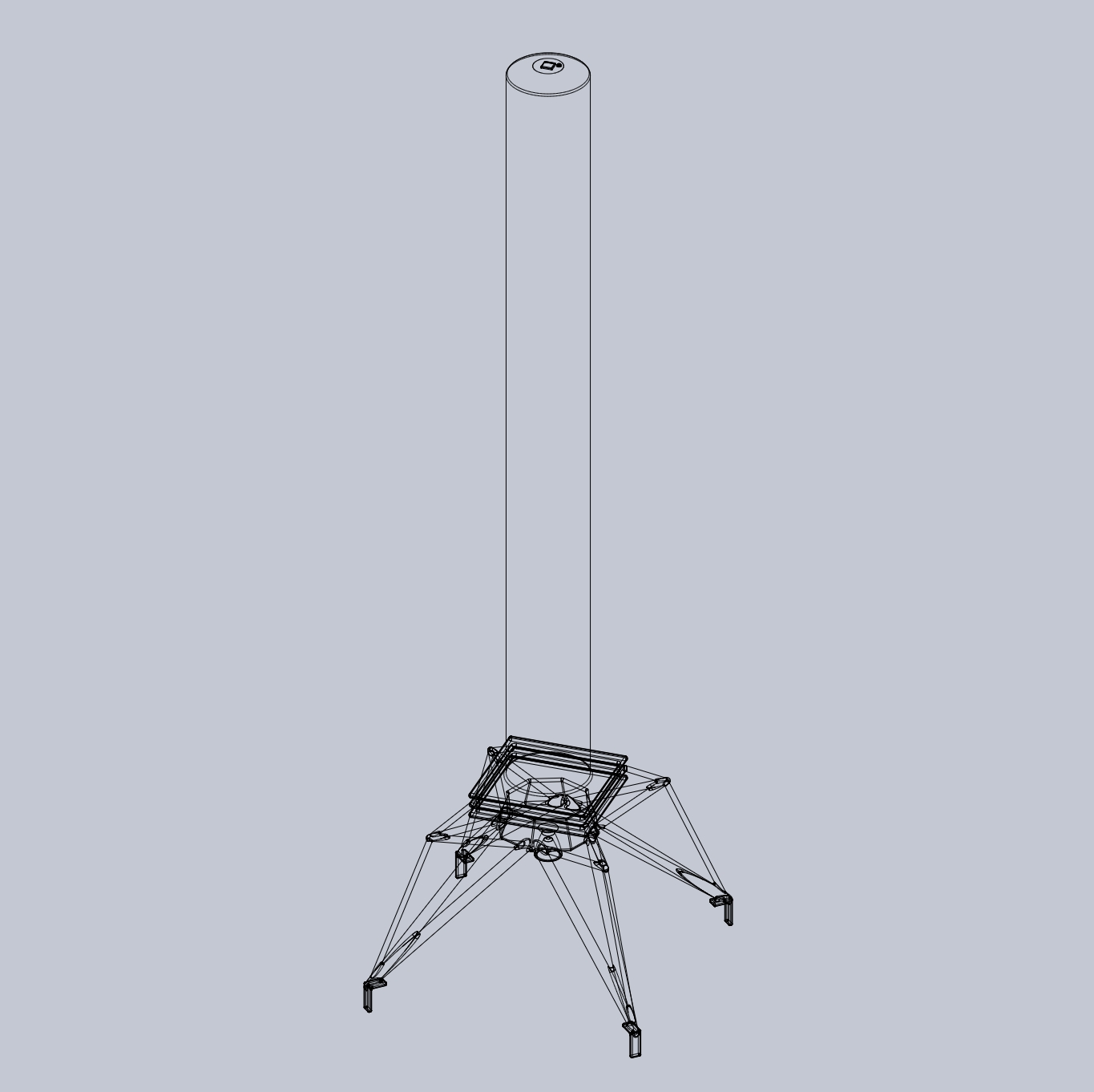 STL file Space X Grasshopper F9R Dev VTOL Test Rocket 🛰 (OBJ, DXF, and ...